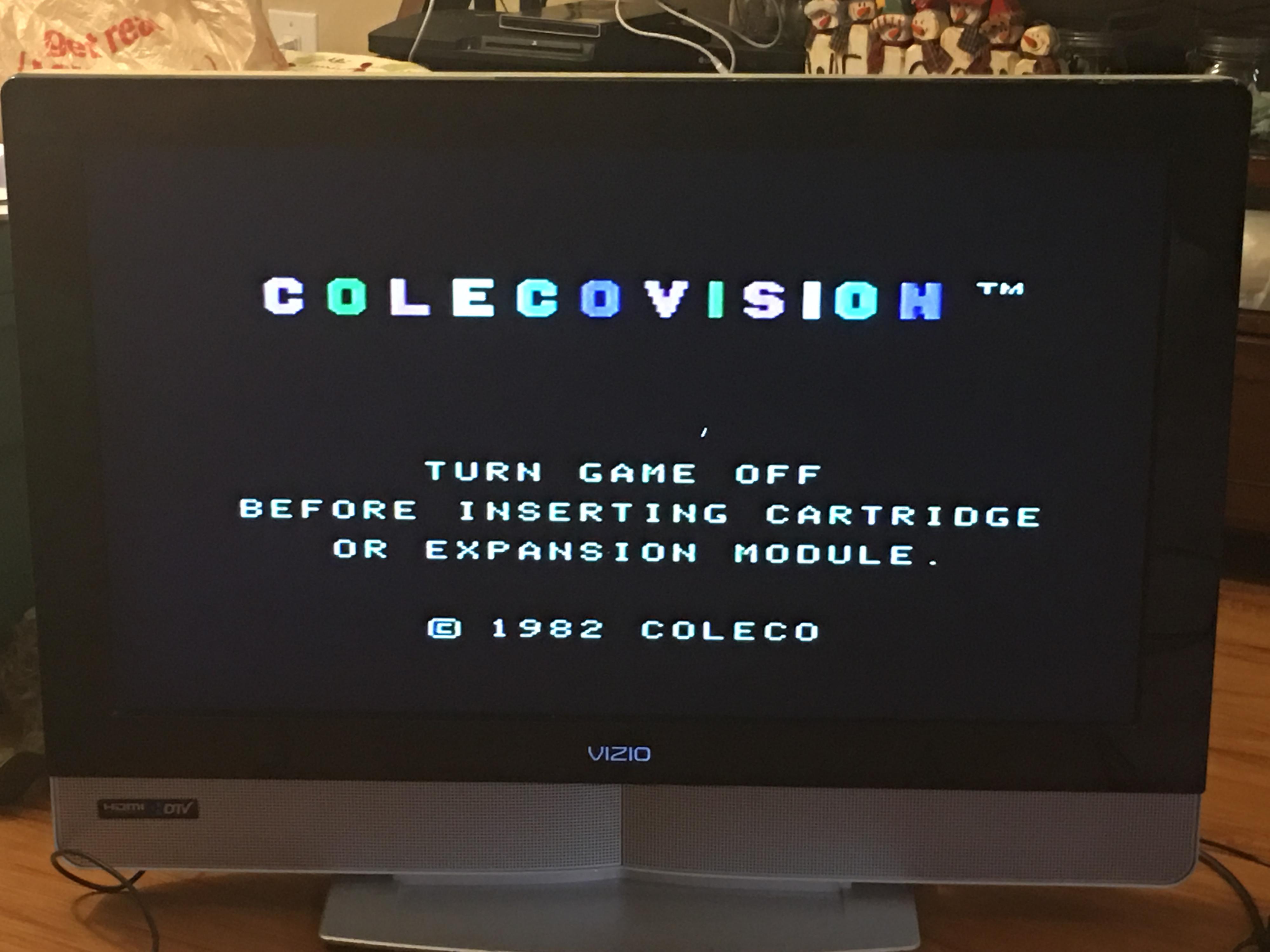 Colecovision Won’t Play But Startup Screen Will - ColecoVision / Adam ...