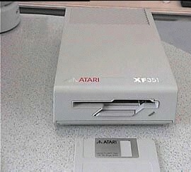 Idea:External Atari ST drive transformed to 8-bit (XF551 internals ...
