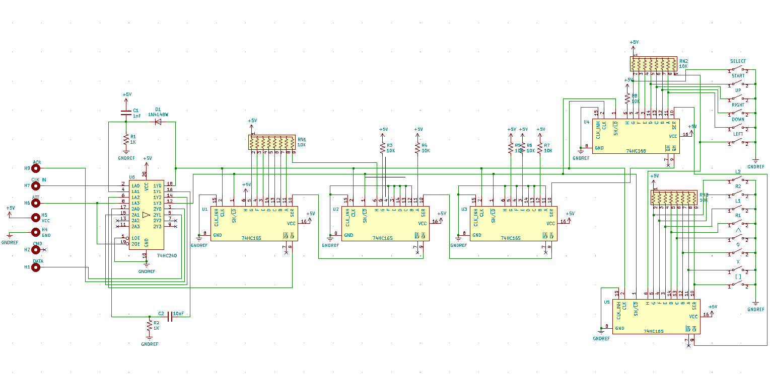 PlayStation 1 (PSX) Controller Schematic - Help Needed - Hardware ...