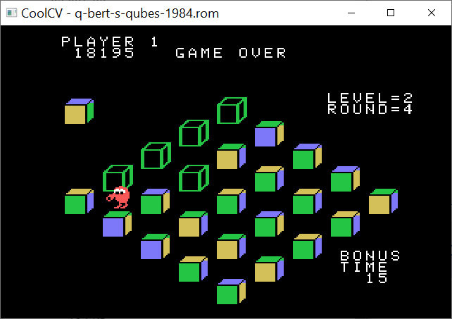 Colecovision HSC Season 12 - Round 31 - Q*bert's Qubes - ColecoVision ...