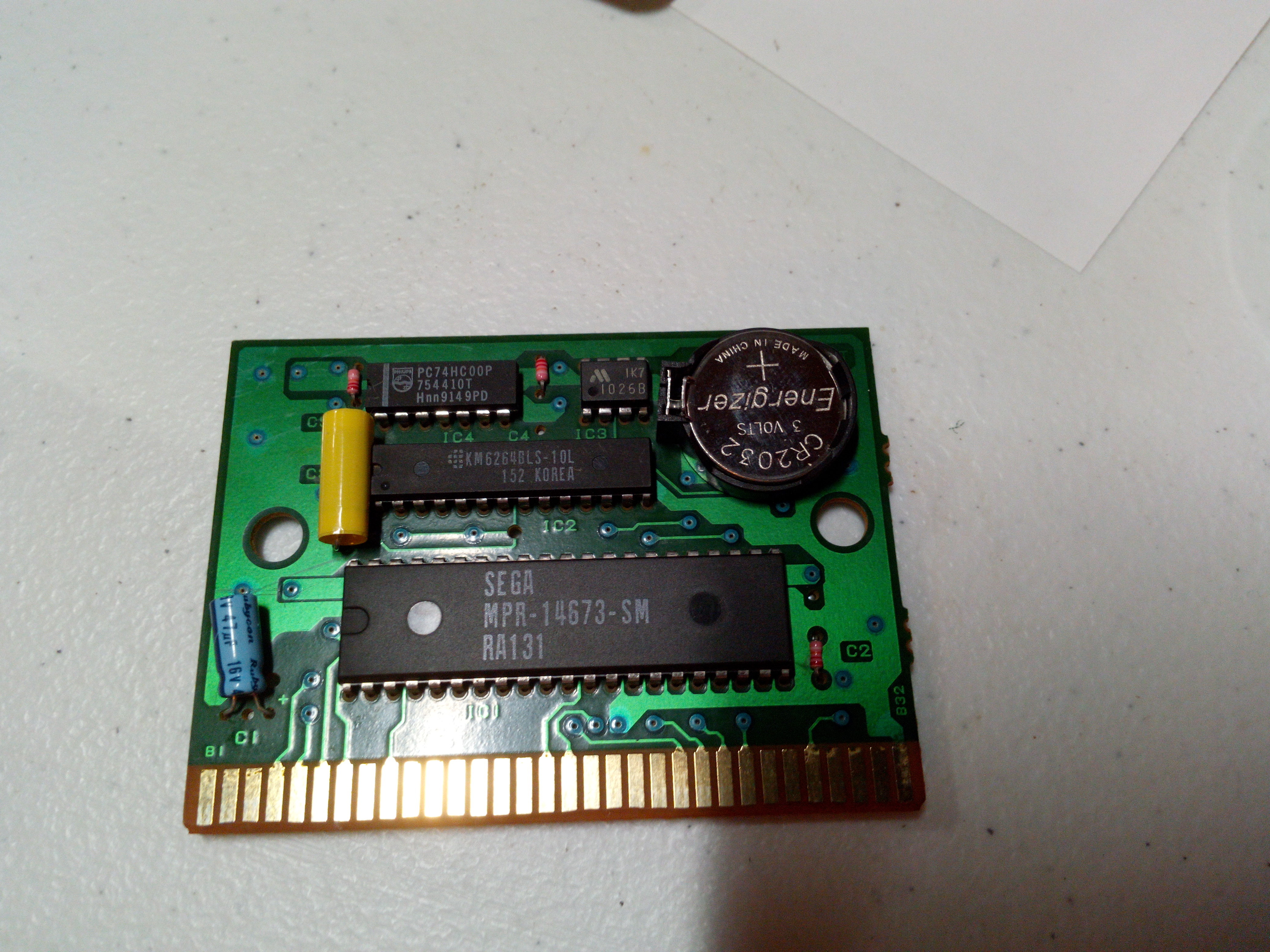 Question about components of Sega Genesis Cartridge PCB - Hardware ...