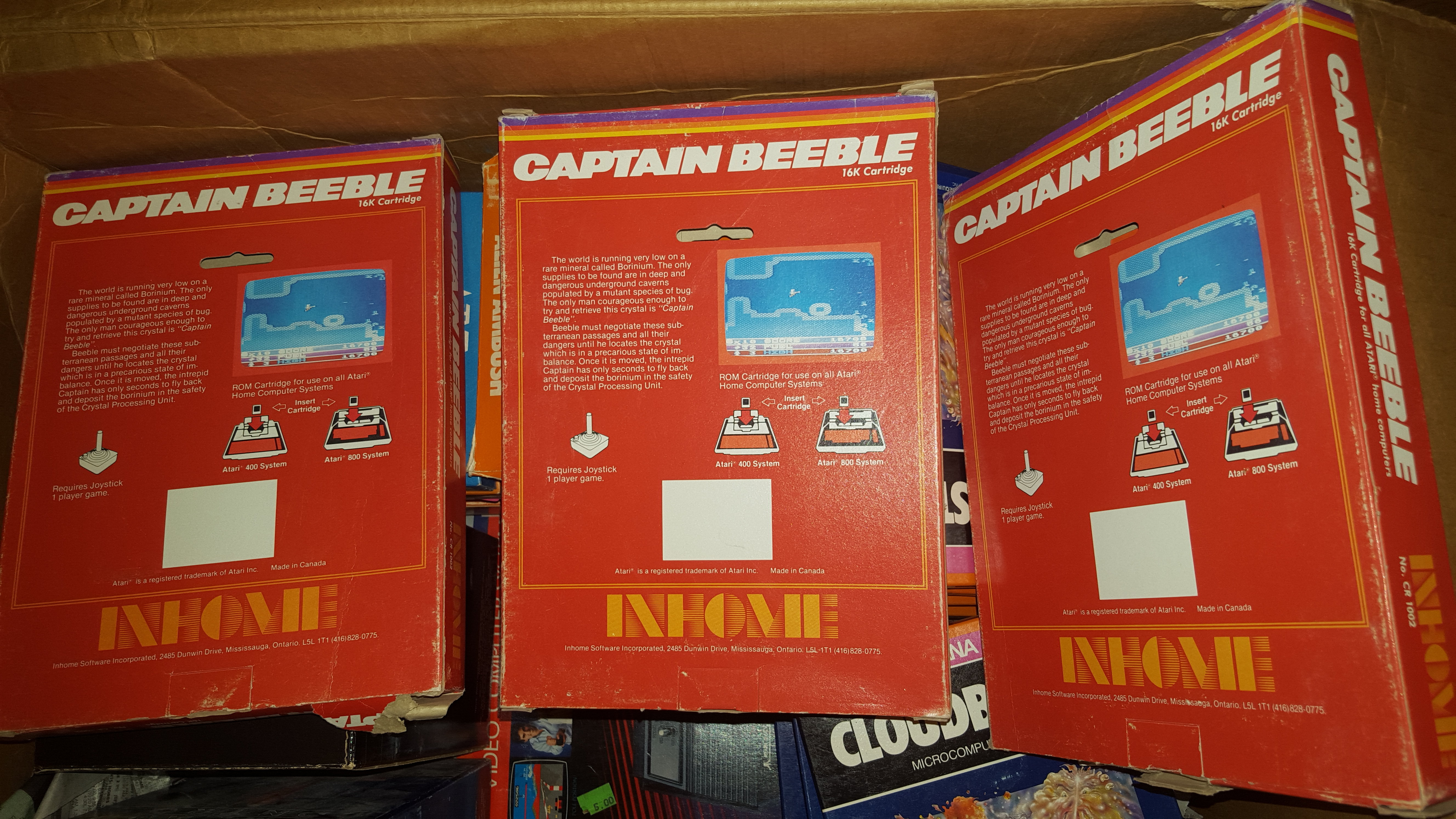 Maybe nos rarer atari 8 bit games captain beeble and more - Buy, Sell ...