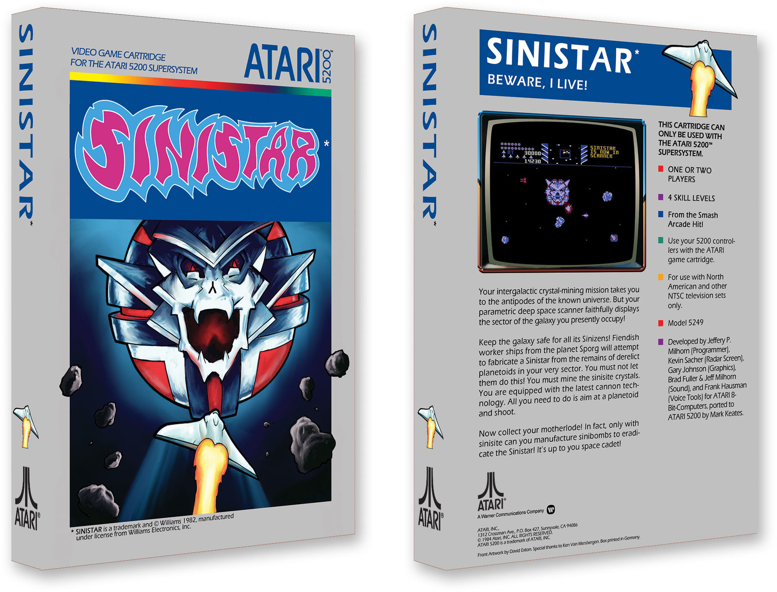 Sinistar - Atari - Member's Gallery - AtariAge Forums