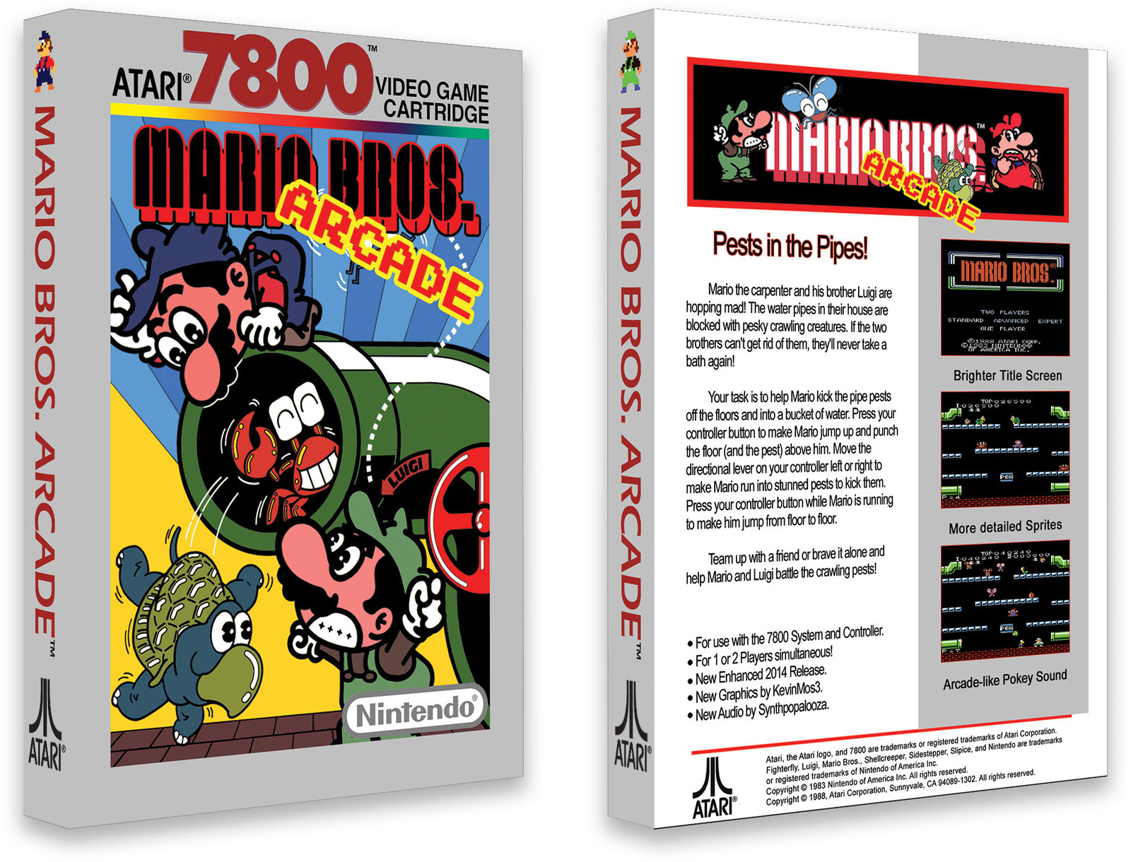 Mario Bros. Arcade - Atari/KevinMos3, Synthpopalooza - Member's Gallery ...