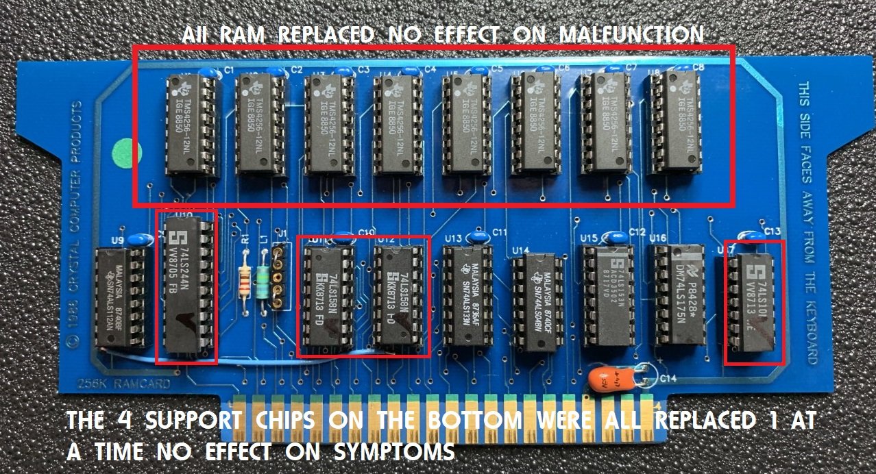 Crystal Computer Products 256K RAMCARD - Atari 8-Bit Computers ...