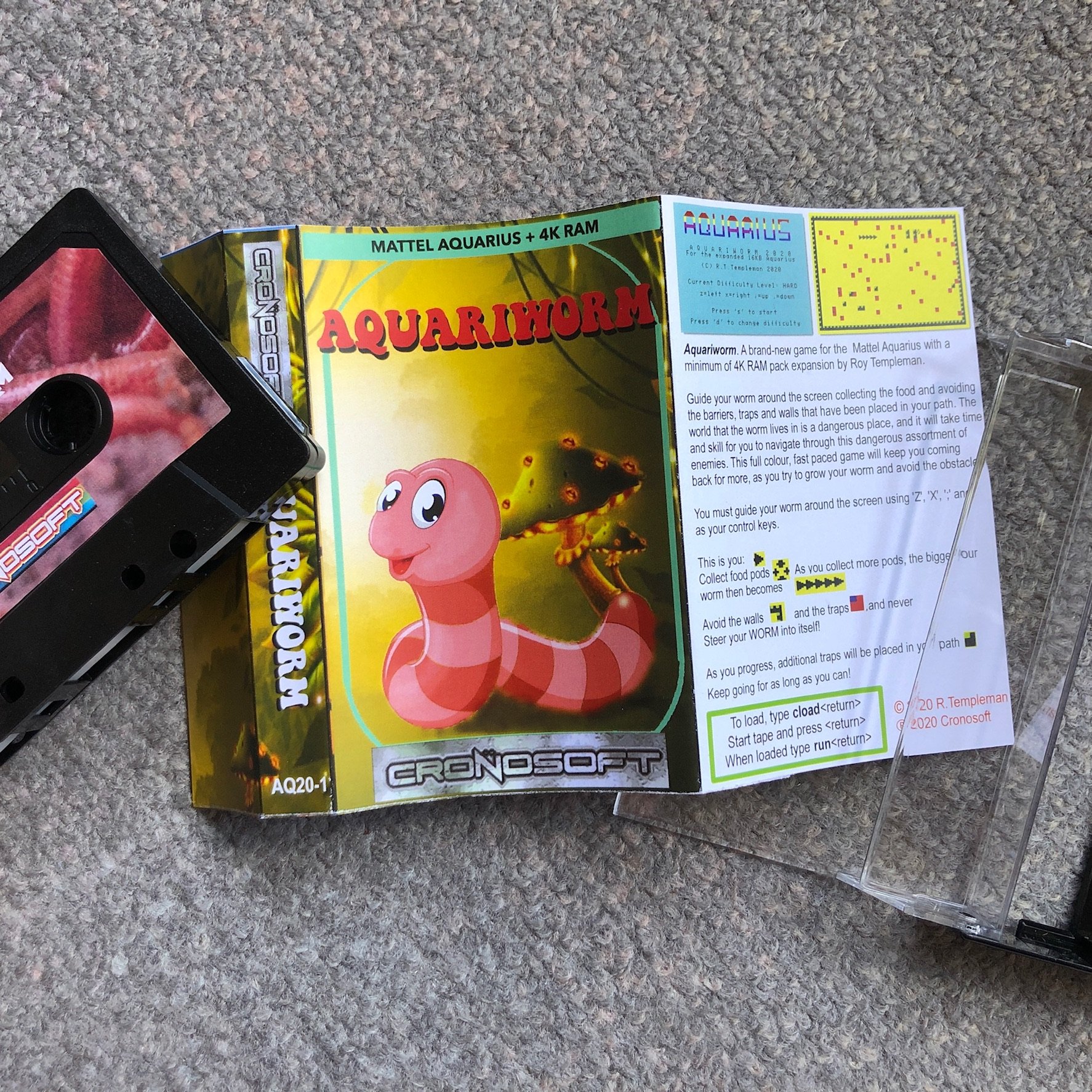 Brand new Aquarius game Released on tape - Intellivision / Aquarius ...