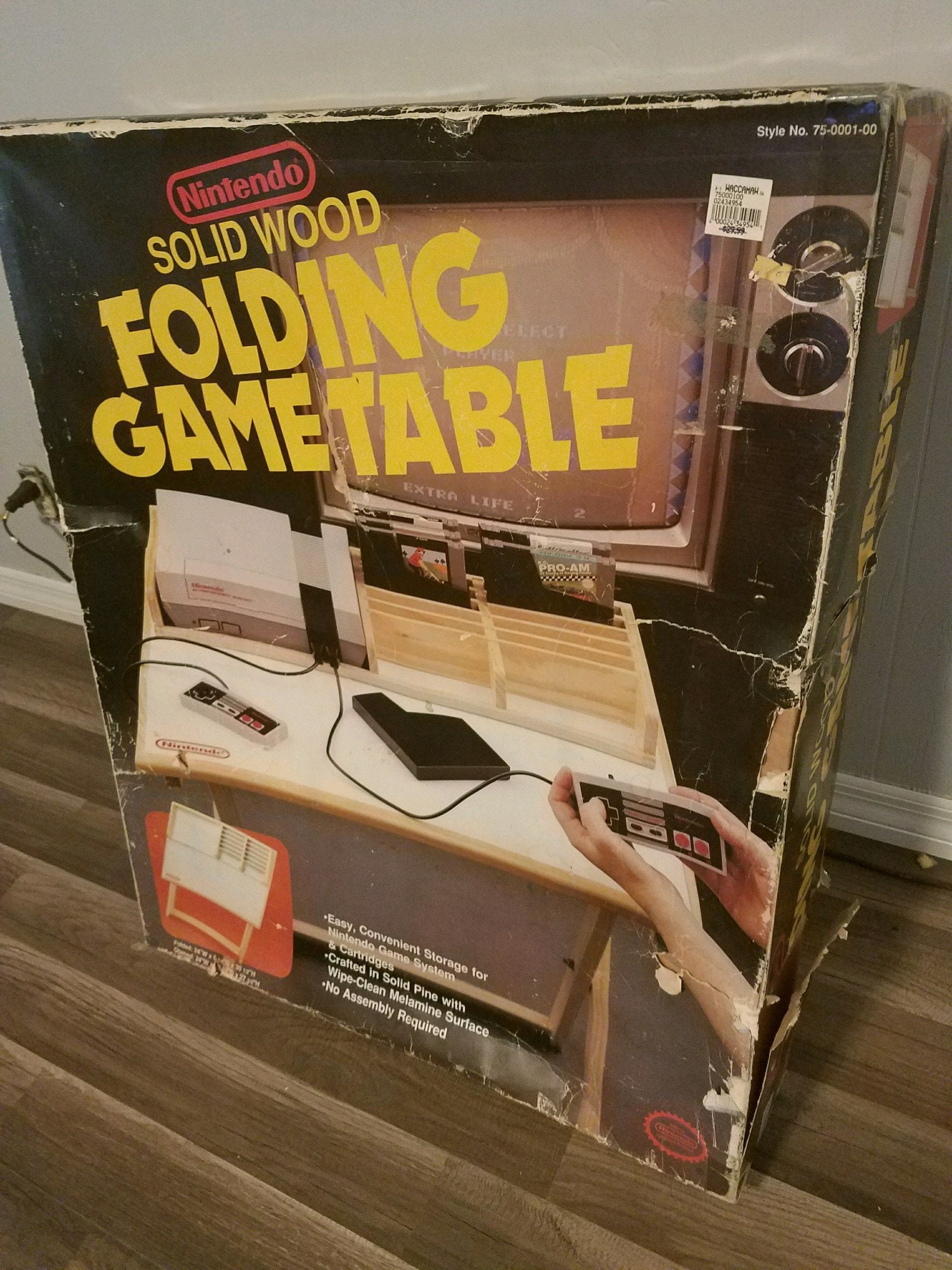 RARE? original nes table (in box) for sale - Buy, Sell, and Trade ...
