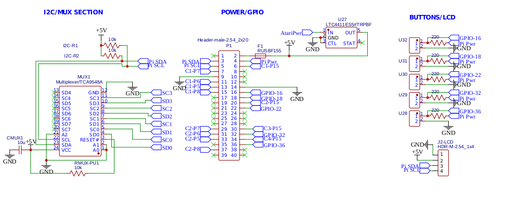 Mr.Boehm Raspberry Pi Classic Controller Hat for the 2600/5200/7800 ...