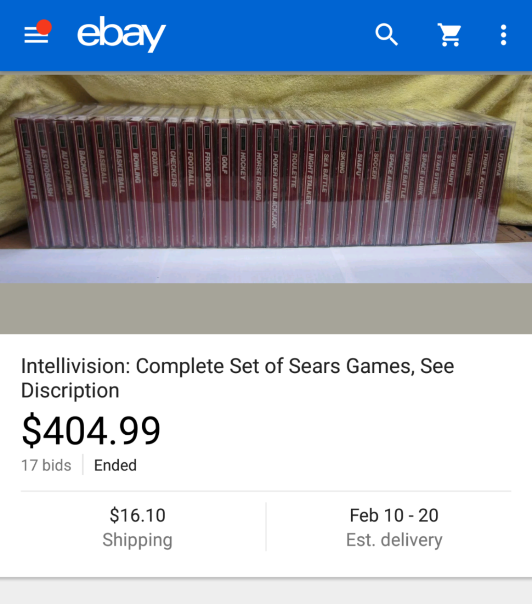 Rarity Guide for Sears Super Video Arcade Branded Games? - Page 2 ...