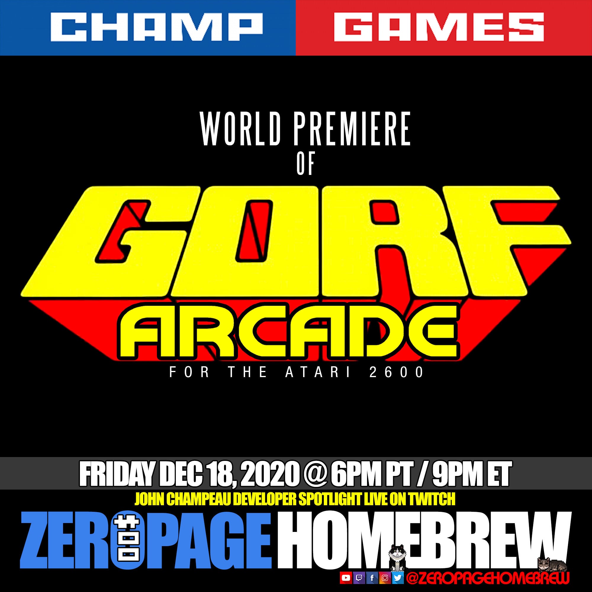 Homebrew Developer Spotlight: John Champeau / Gorf Arcade Exclusive ...