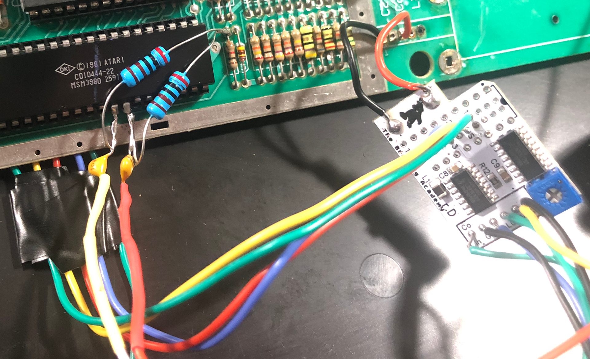 UAV Ultimate Atari Video and STEREO mod wiring help for 2600A 4-switch ...