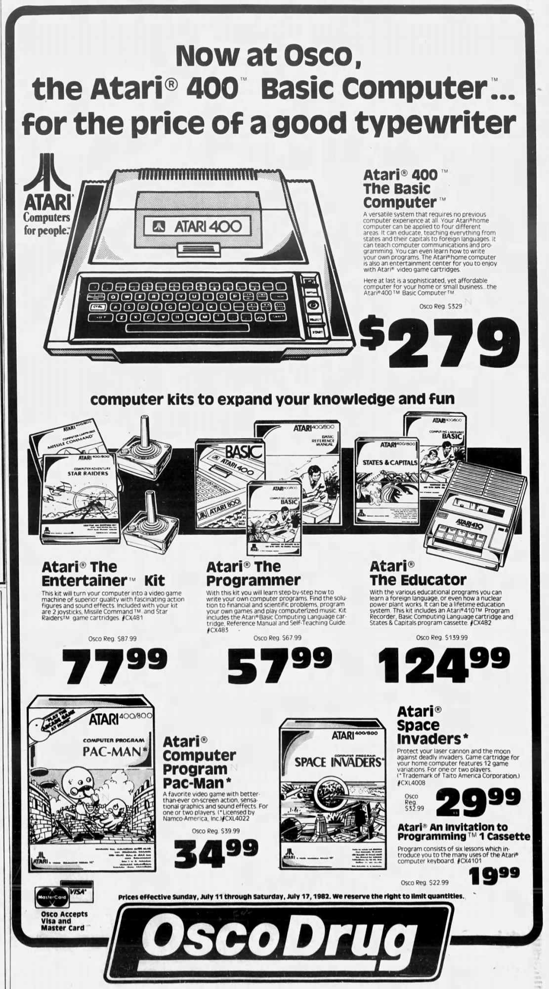 Atari 400/800 Pac-Man Newspaper Ads From 1982 - Atari 8-Bit Computers ...