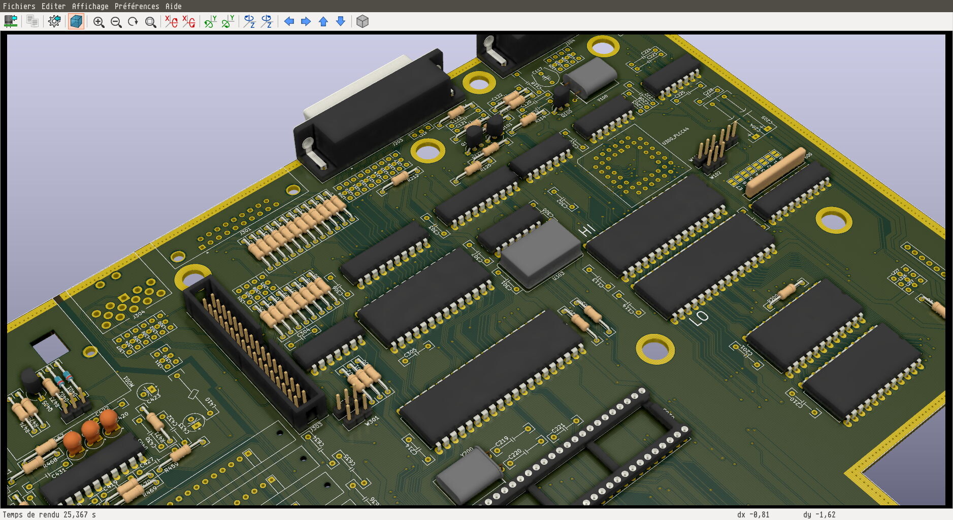 Conversion of the schematics of the Atari STE motherboard into Kicad ...
