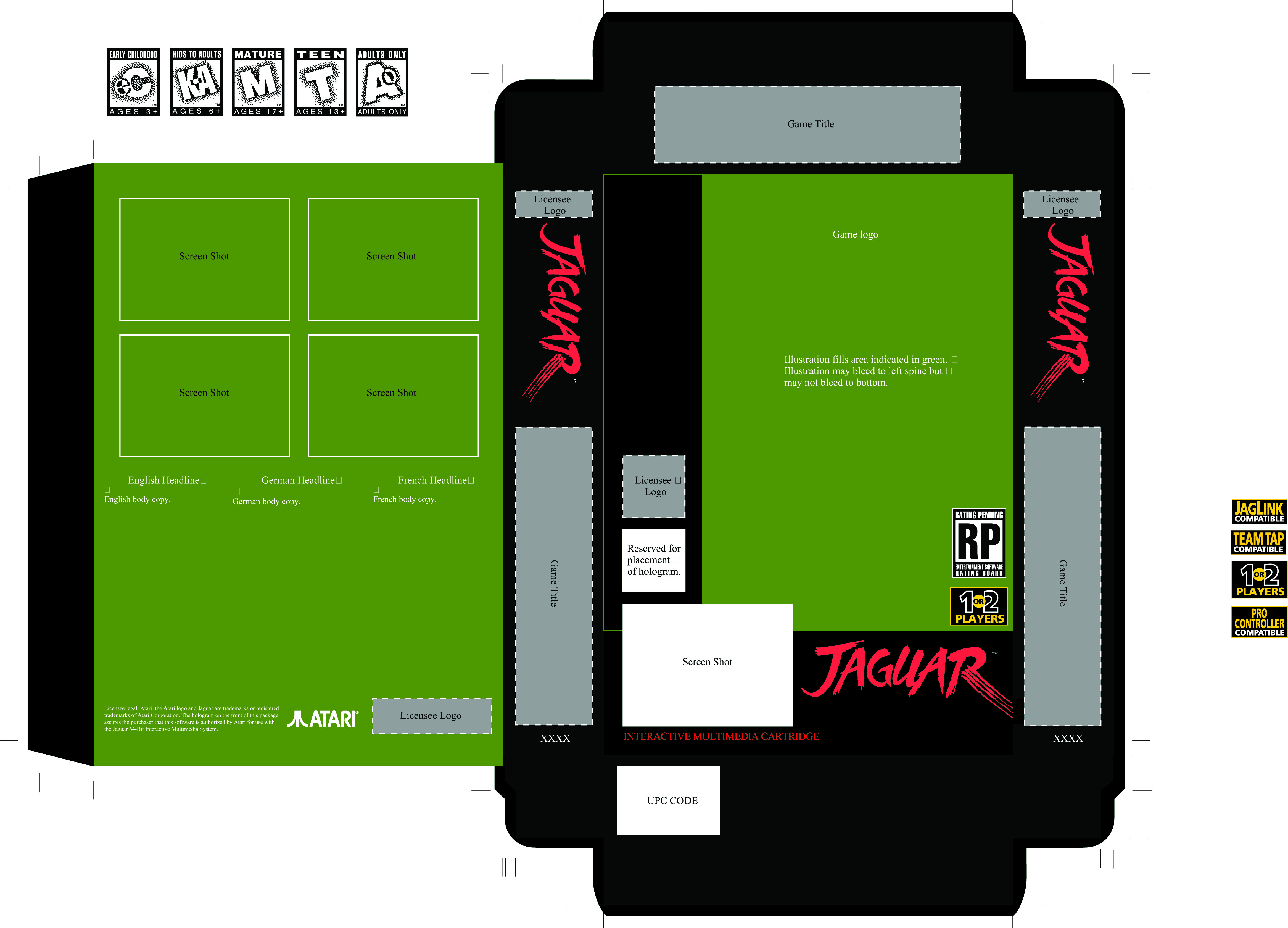Atari Jaguar Repro Boxes with Updated Art - Atari Jaguar - AtariAge Forums