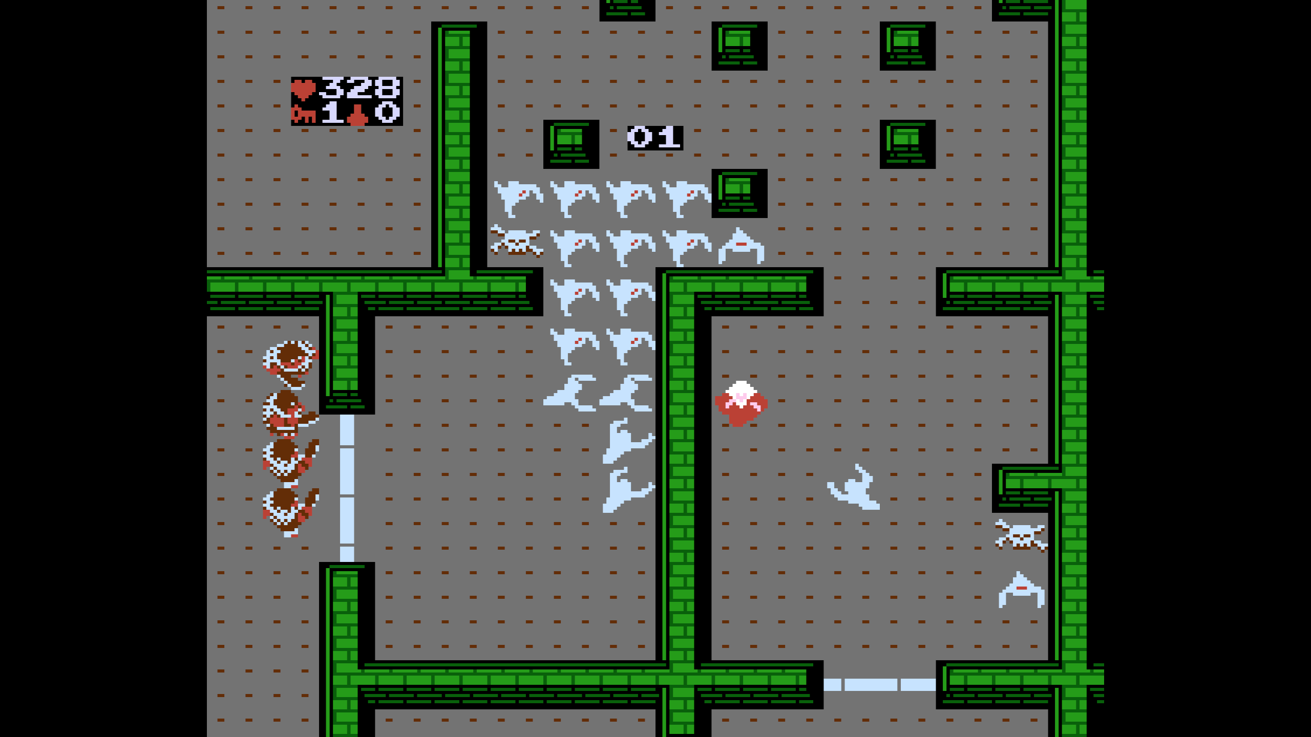 Could the 7800 reproduce the same number of enemy sprites as the arcade ...