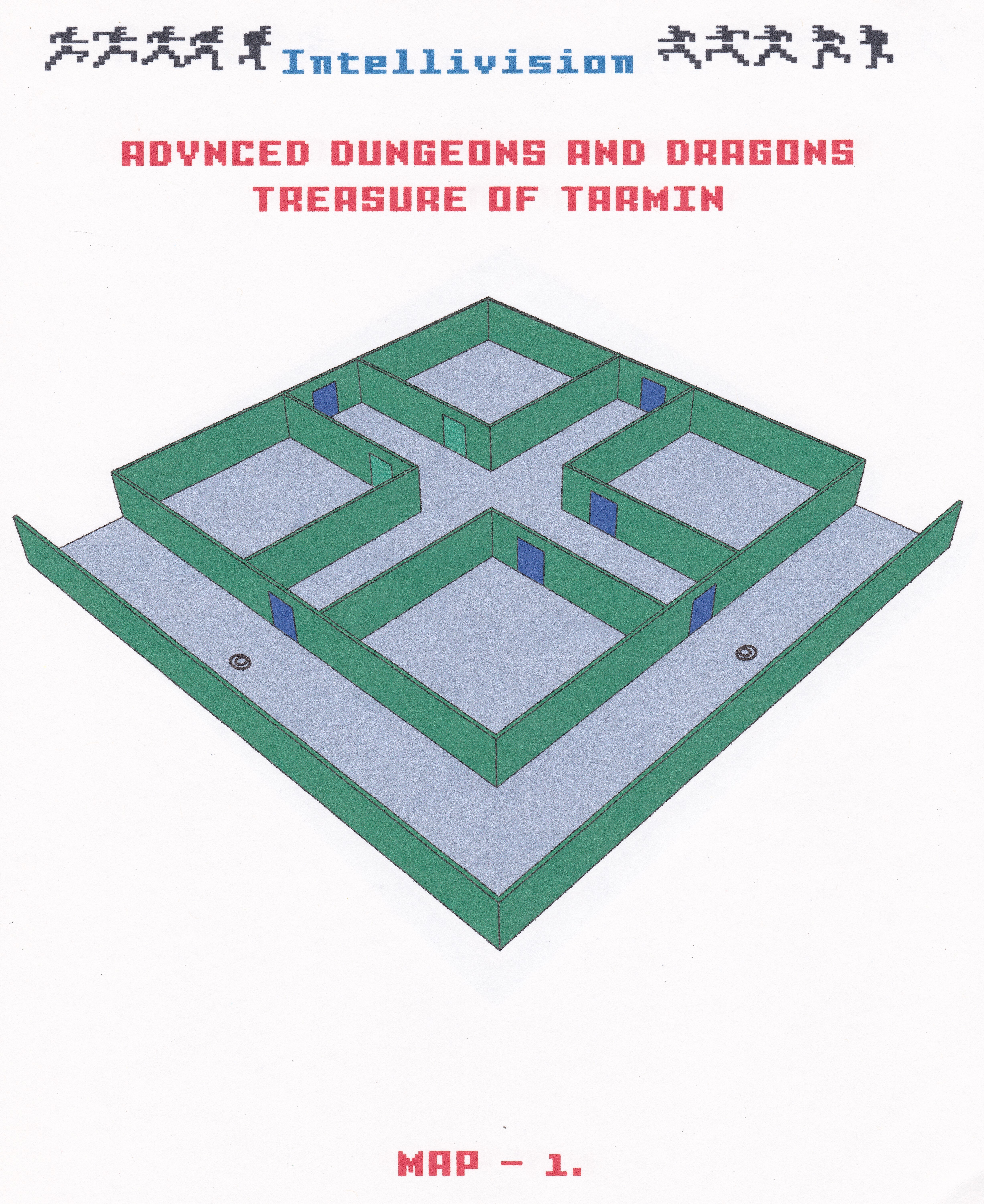 Treasure of Tarmin - Dungeon Maps - Intellivision / Aquarius - AtariAge ...