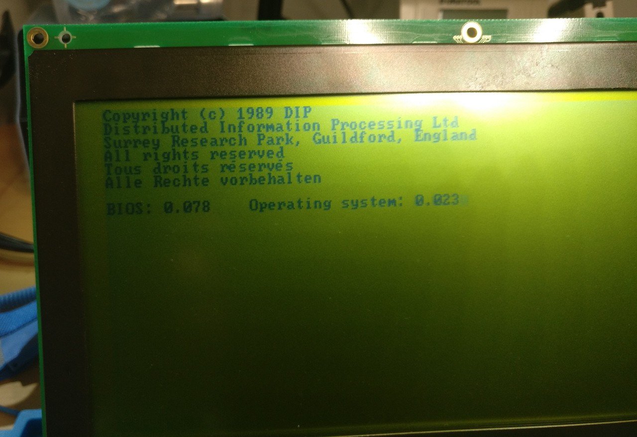 The Atari Portfolio with large screen prototype - Atari Portfolio ...