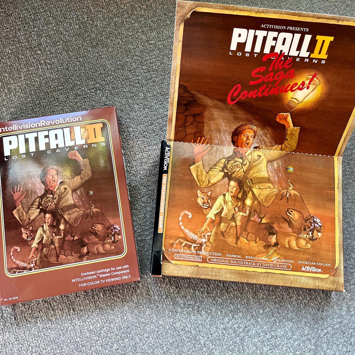 Pitfall 2 Lost Caverns for Intellivision - Intellivision / Aquarius ...