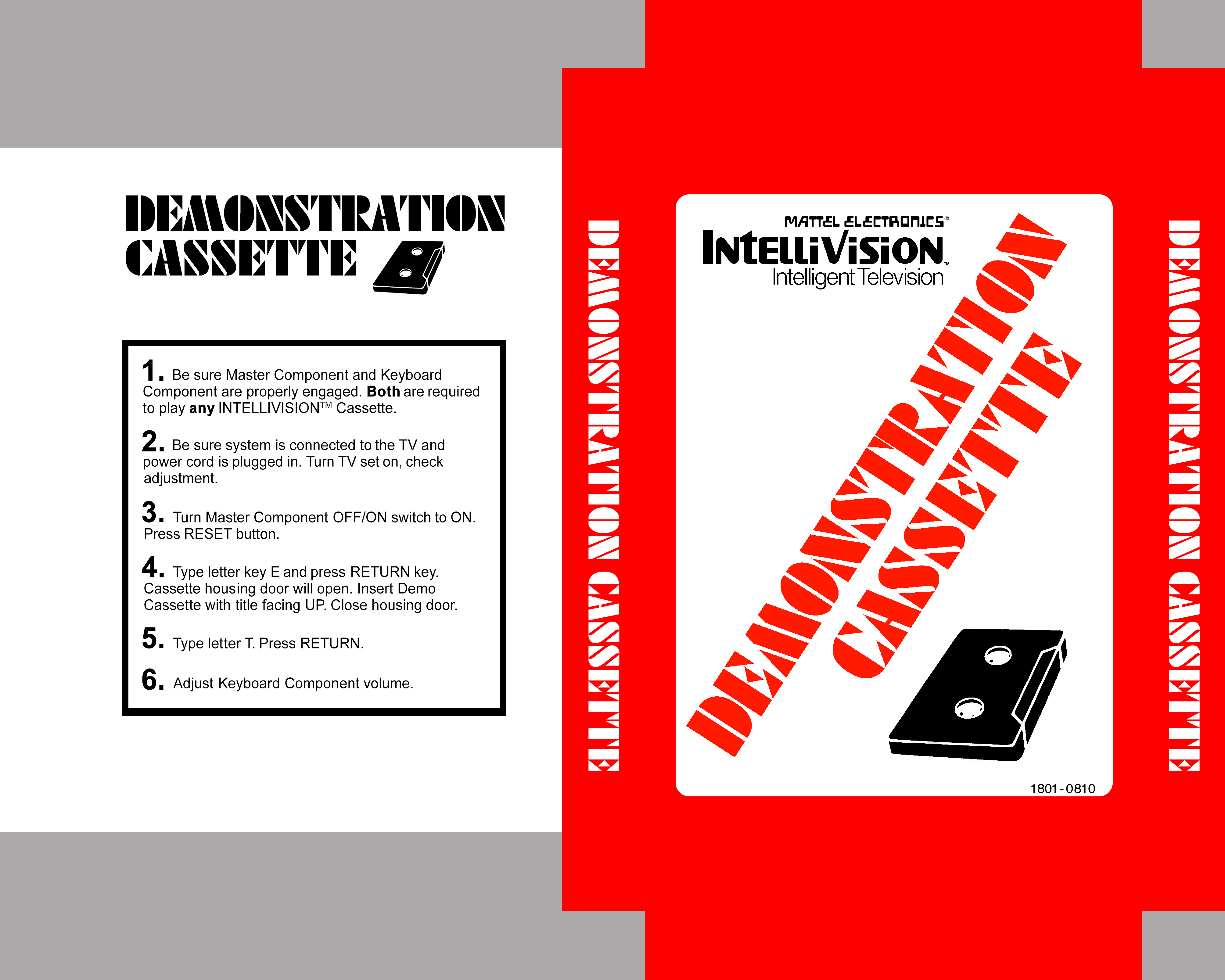 Repro boxes for Demo Carts, any interest? - Intellivision / Aquarius ...