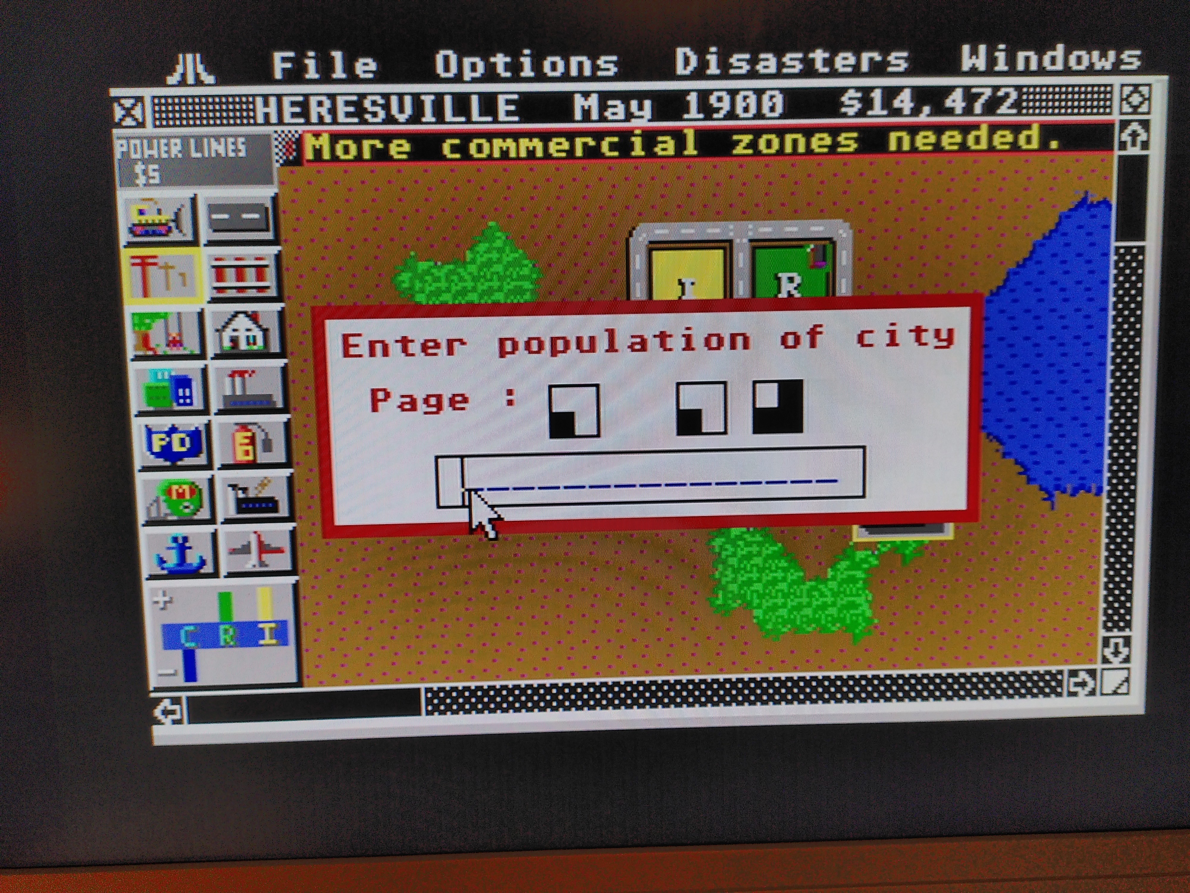 Sim City game copy protection list - Atari ST/TT/Falcon Computers ...