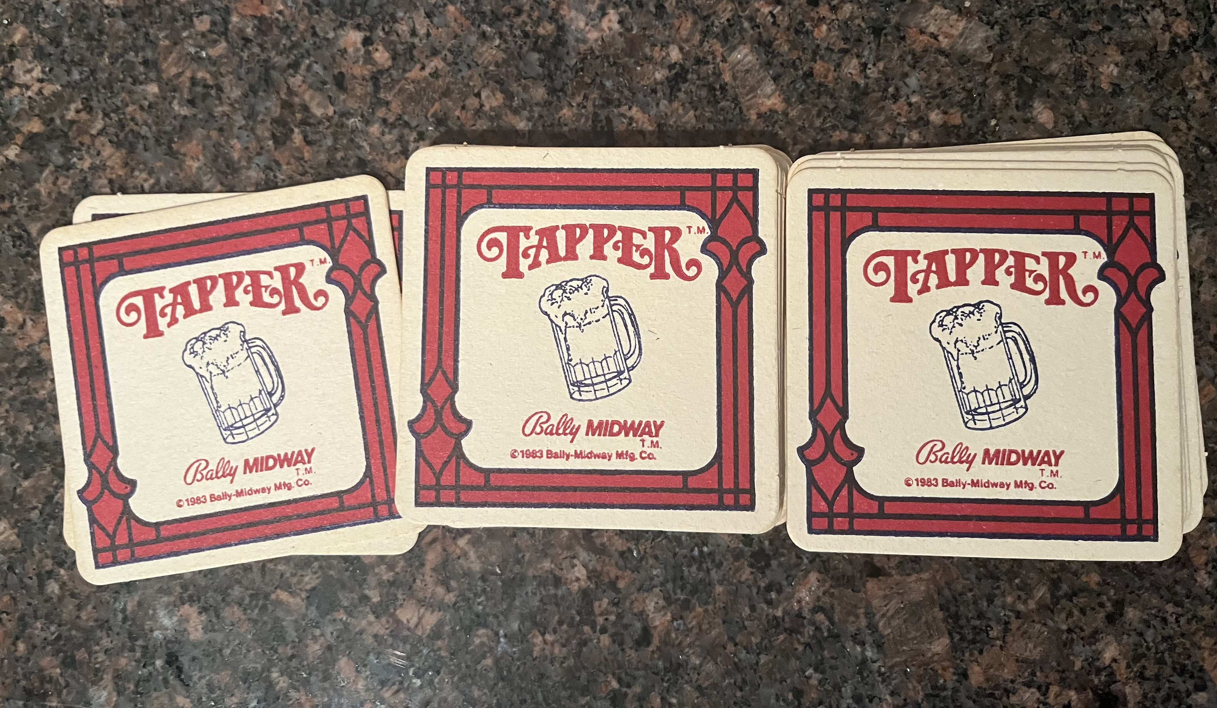 Original Tapper Arcade Game Coasters - Buy, Sell, and Trade - AtariAge ...