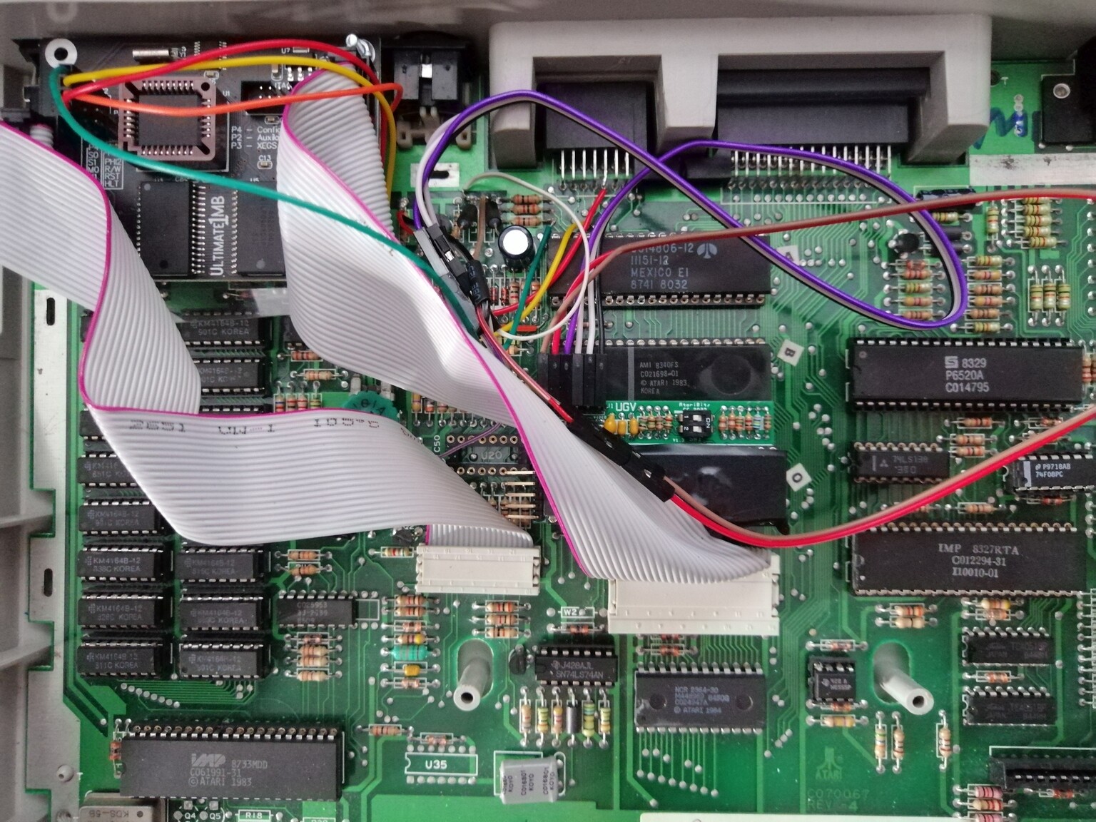 UGV installed in my 130XE - Great display output quality! - Atari 8-Bit ...