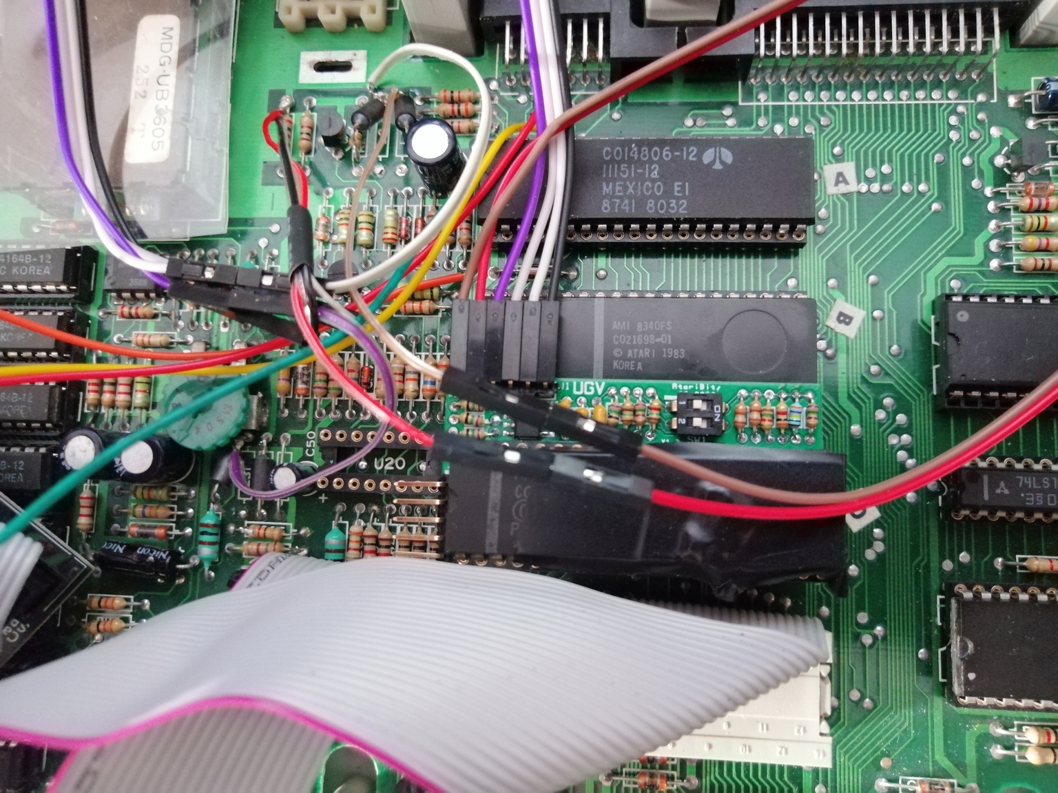 UGV installed in my 130XE - Great display output quality! - Atari 8-Bit ...