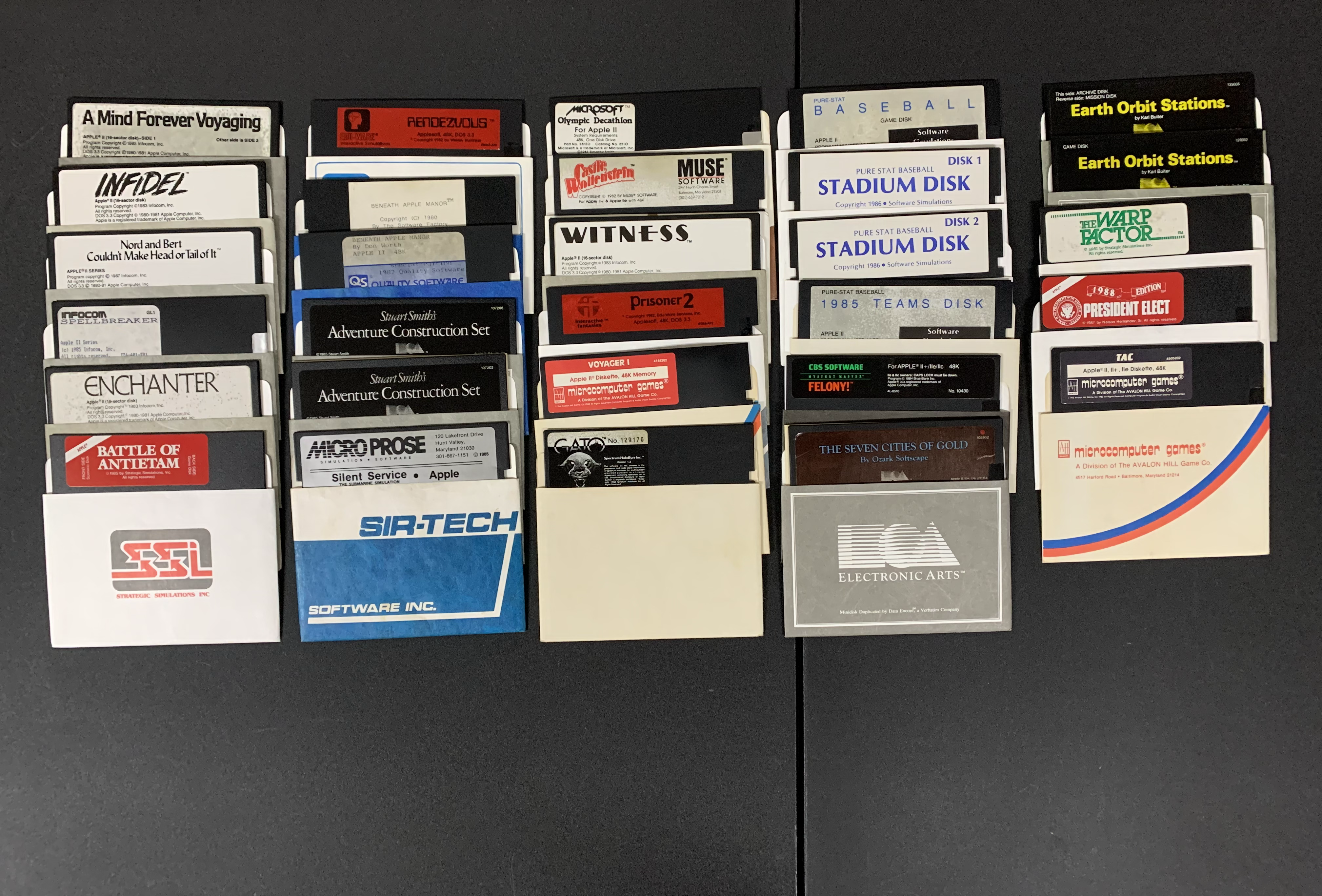 29 Original Apple II Game Floppies - Auction Central - AtariAge Forums