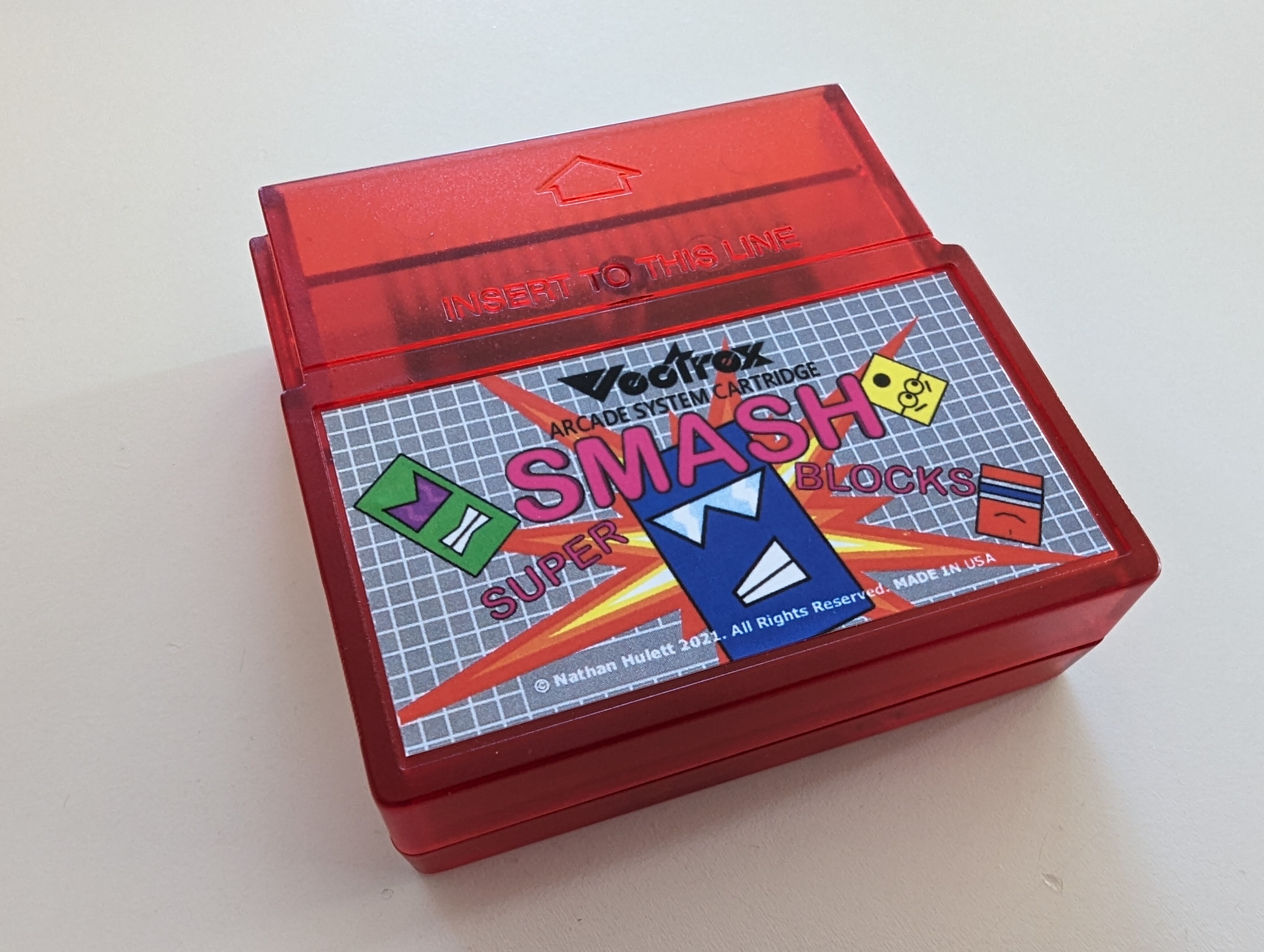 Vectrex 8-Bit Waves Charity Auction - Beluga Dreams #100 - Super Smash ...