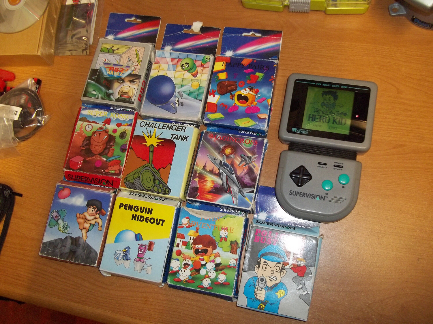 Watara Supervision Handheld + 10 boxed games. $SOLD$ - Buy, Sell, and ...
