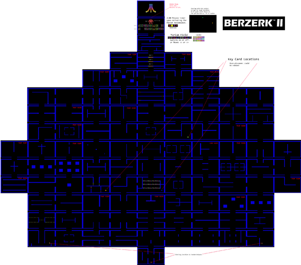 Berzerk II - (Concept , Box cover , map layout) - Atari 2600 - AtariAge ...
