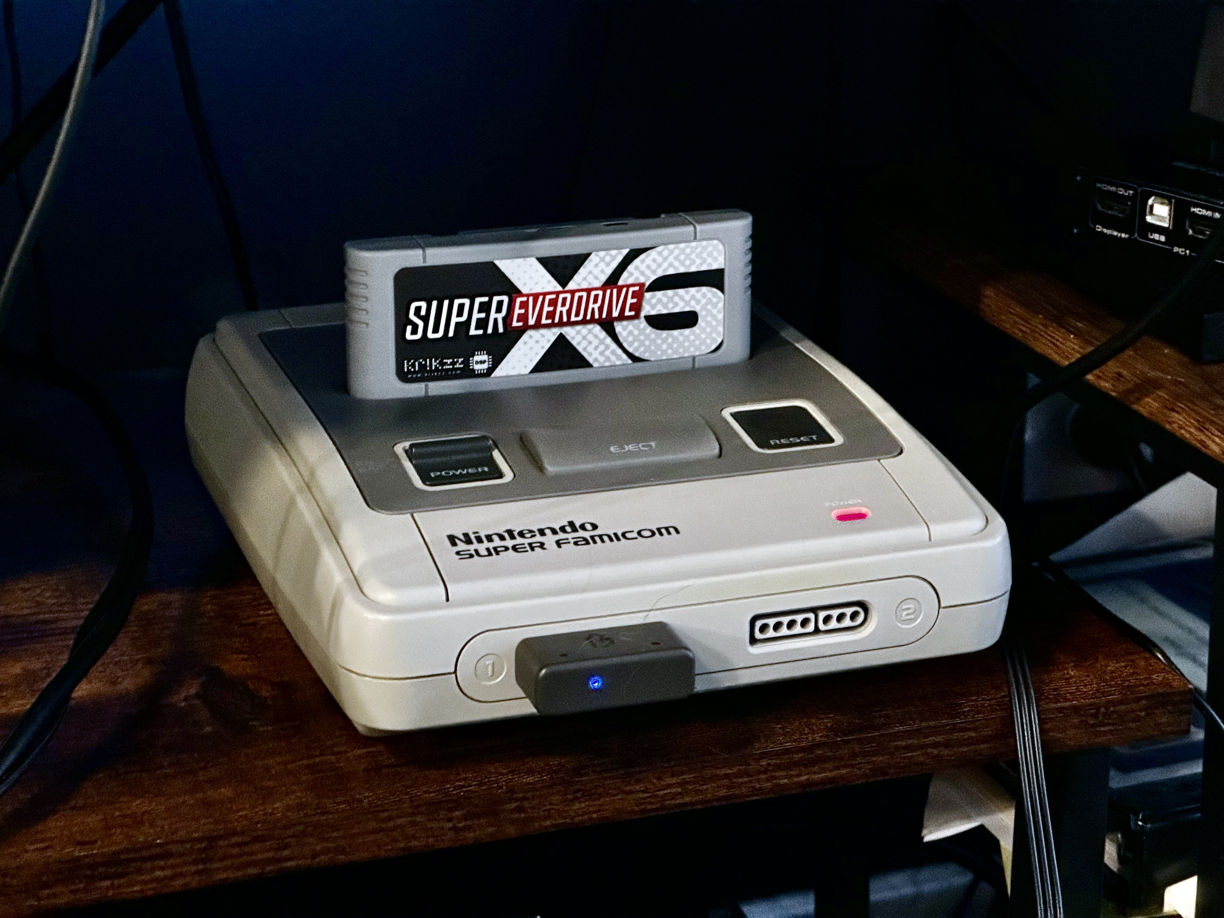 FS: Super Famicom console with 8bitdo controller, cables, and Super ...