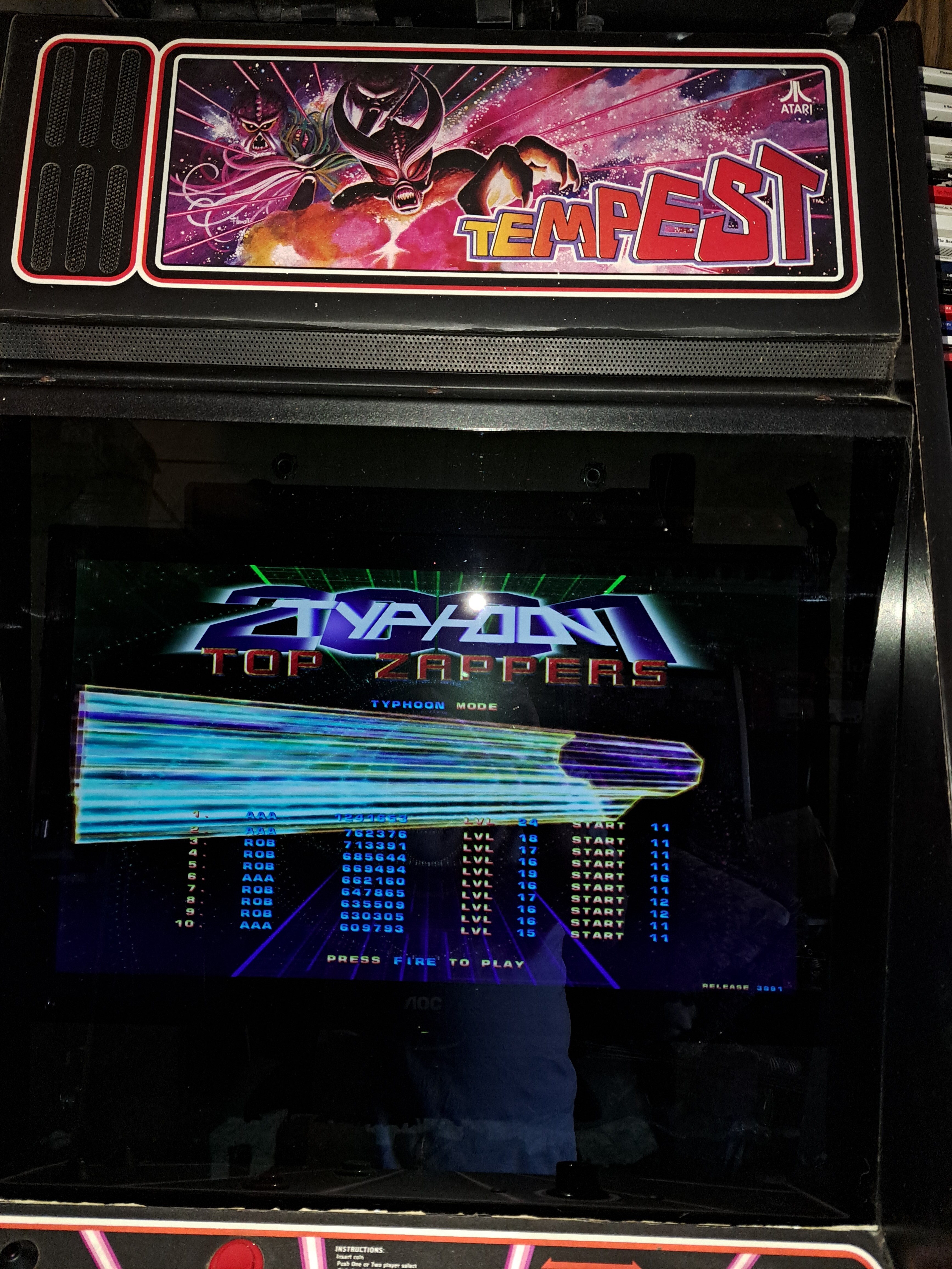 My Tempest / Typhoon arcade machine! - Arcade and Pinball - AtariAge Forums