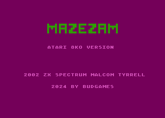 MazezaM 8ko version - Atari 8-Bit Computers - AtariAge Forums