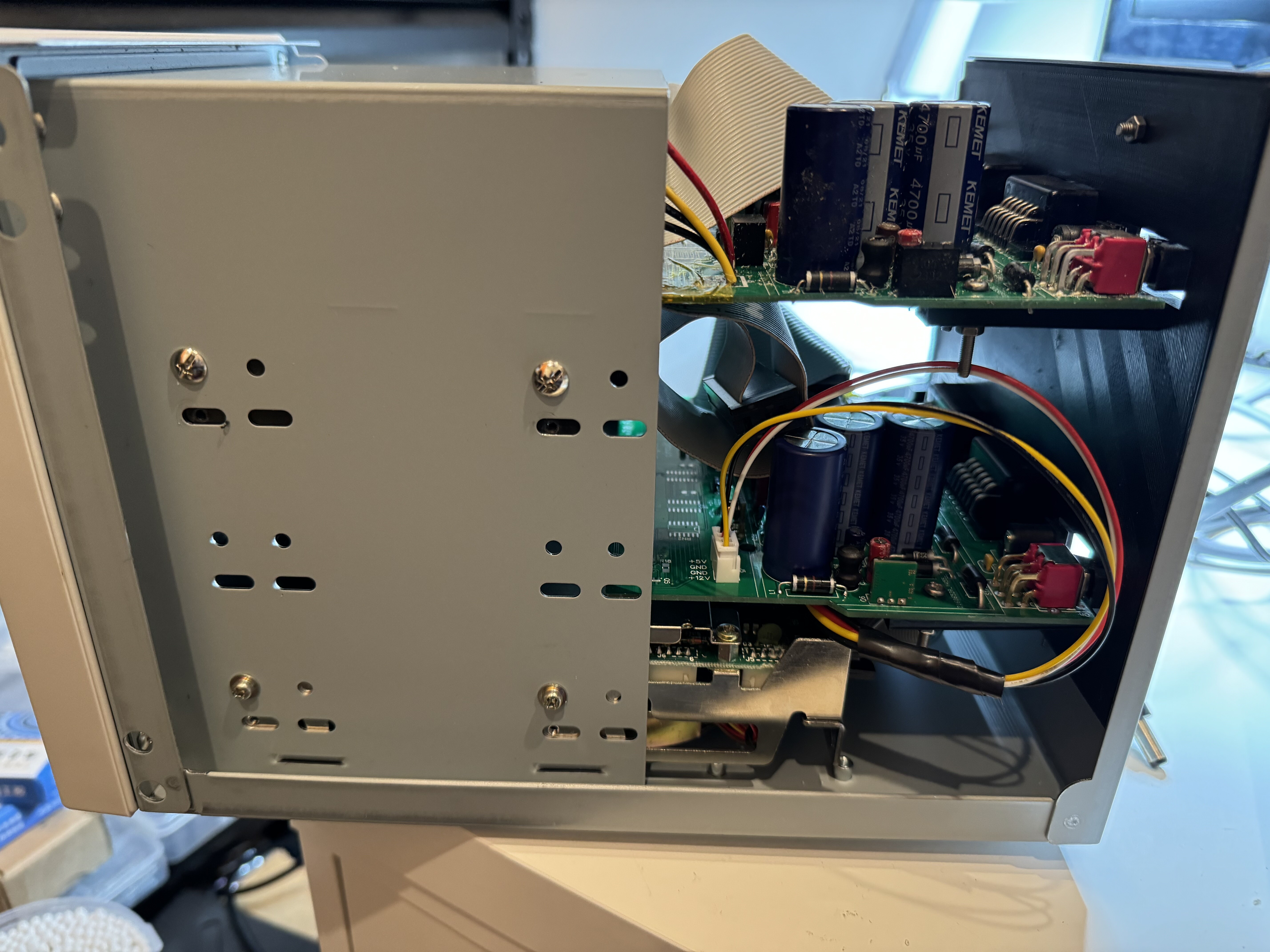 Atari dual 3.5" and 5.25" drive enclosure - made my own! - Atari 8-Bit ...