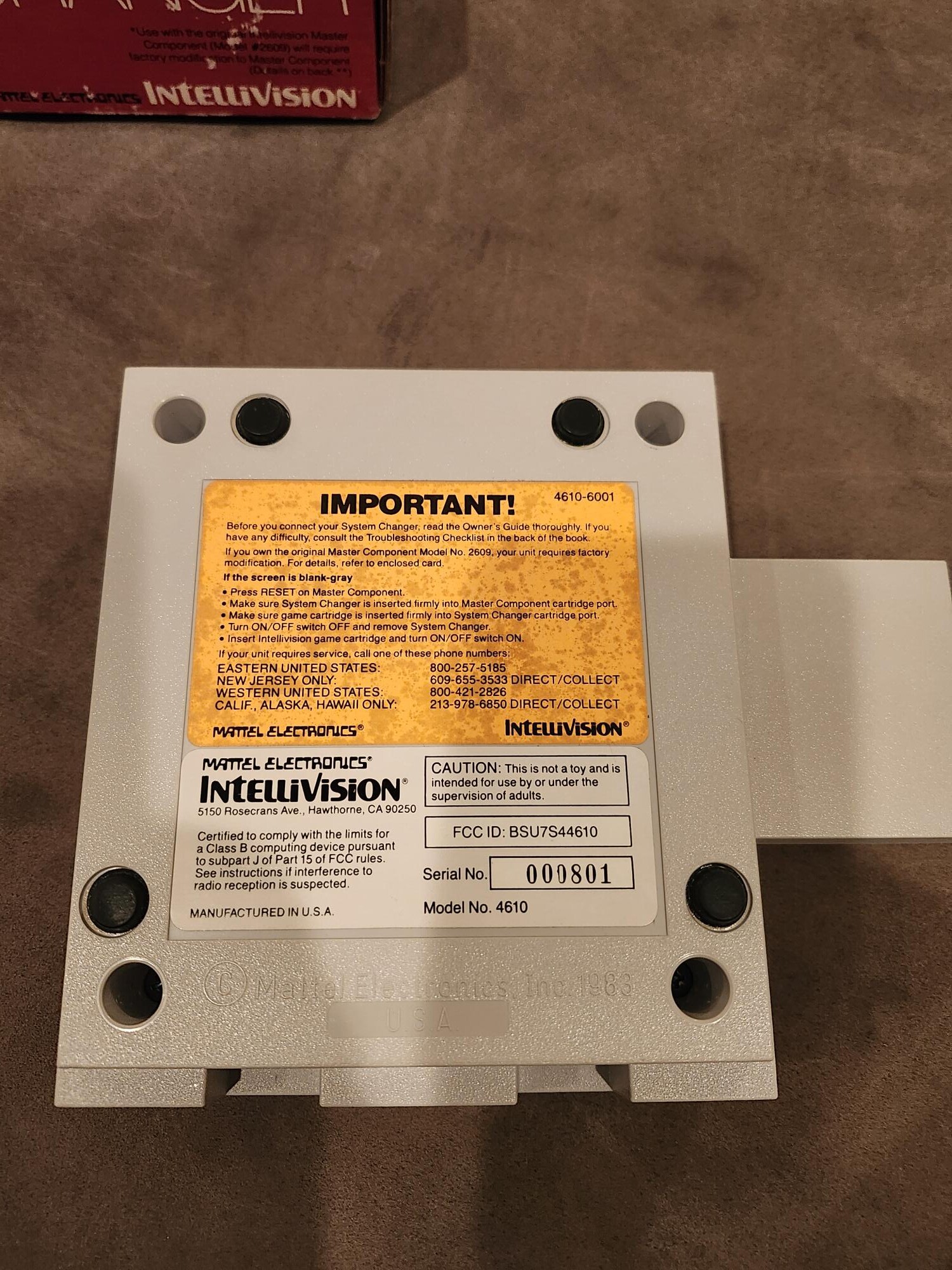FS Intellivision System Changer - Buy, Sell, and Trade - AtariAge Forums