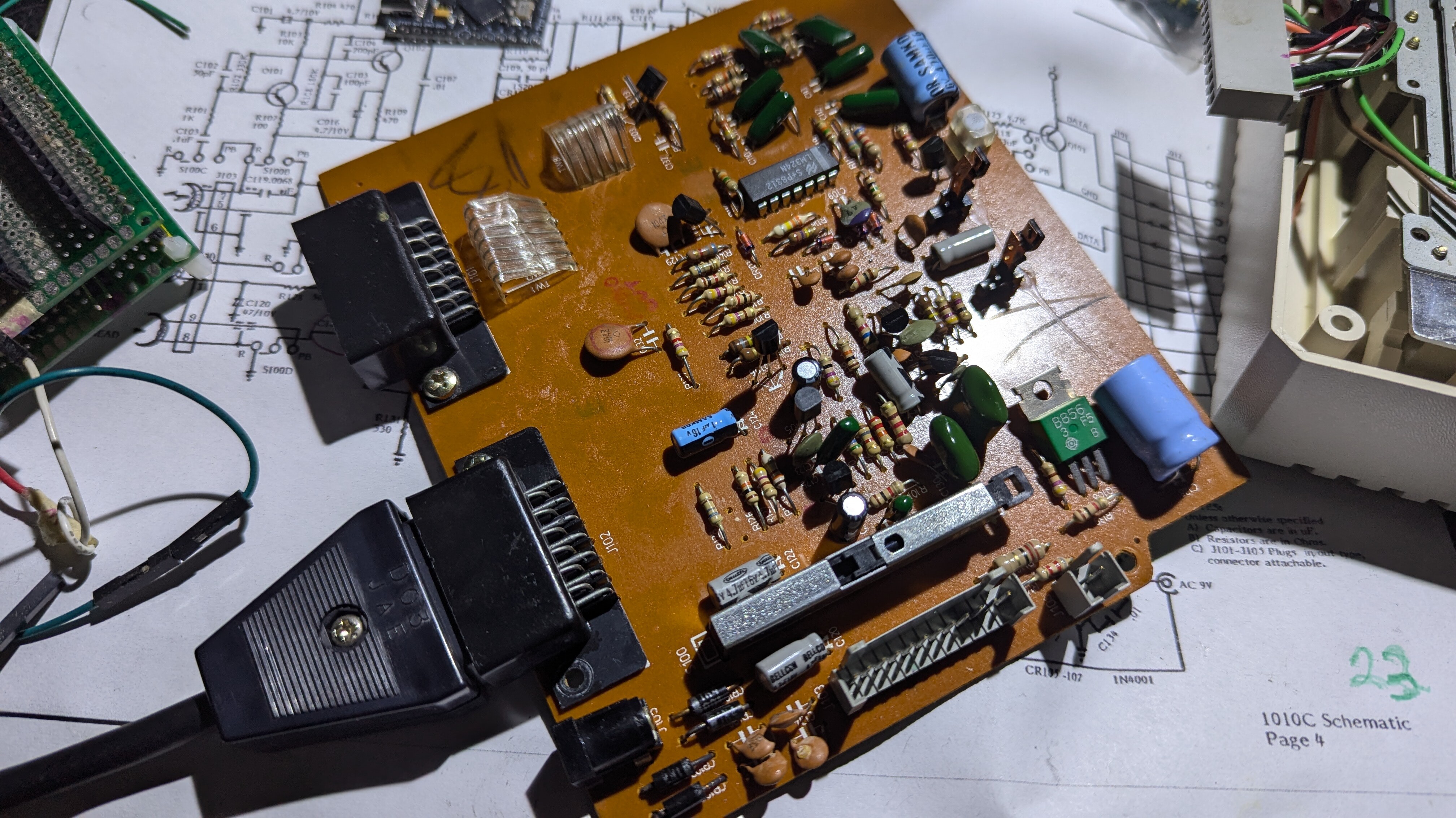 Atari 1010 cassette tape player Audio channel static / crackling noise ...