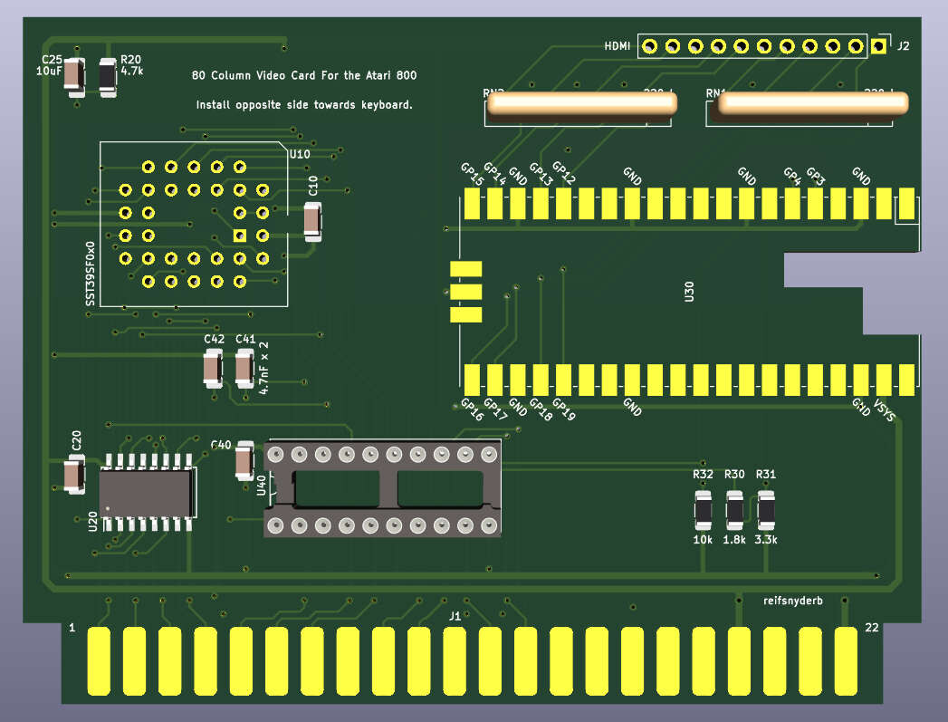 Interested in a new Atari 800 80 column card? - Atari 8-Bit Computers ...