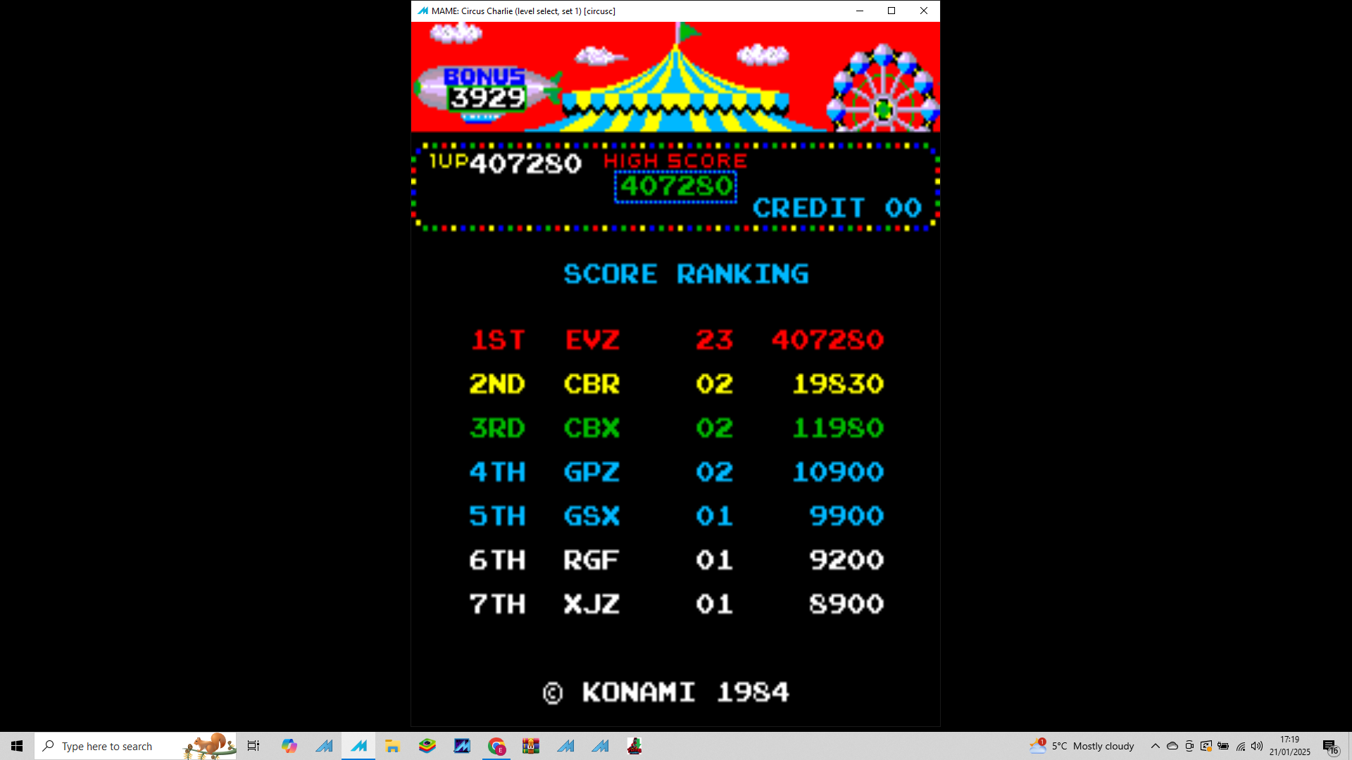 MAME HSC '24 - Rd. 7/10 - Circus Charlie & Metal Slug 3 - Arcade/MAME ...