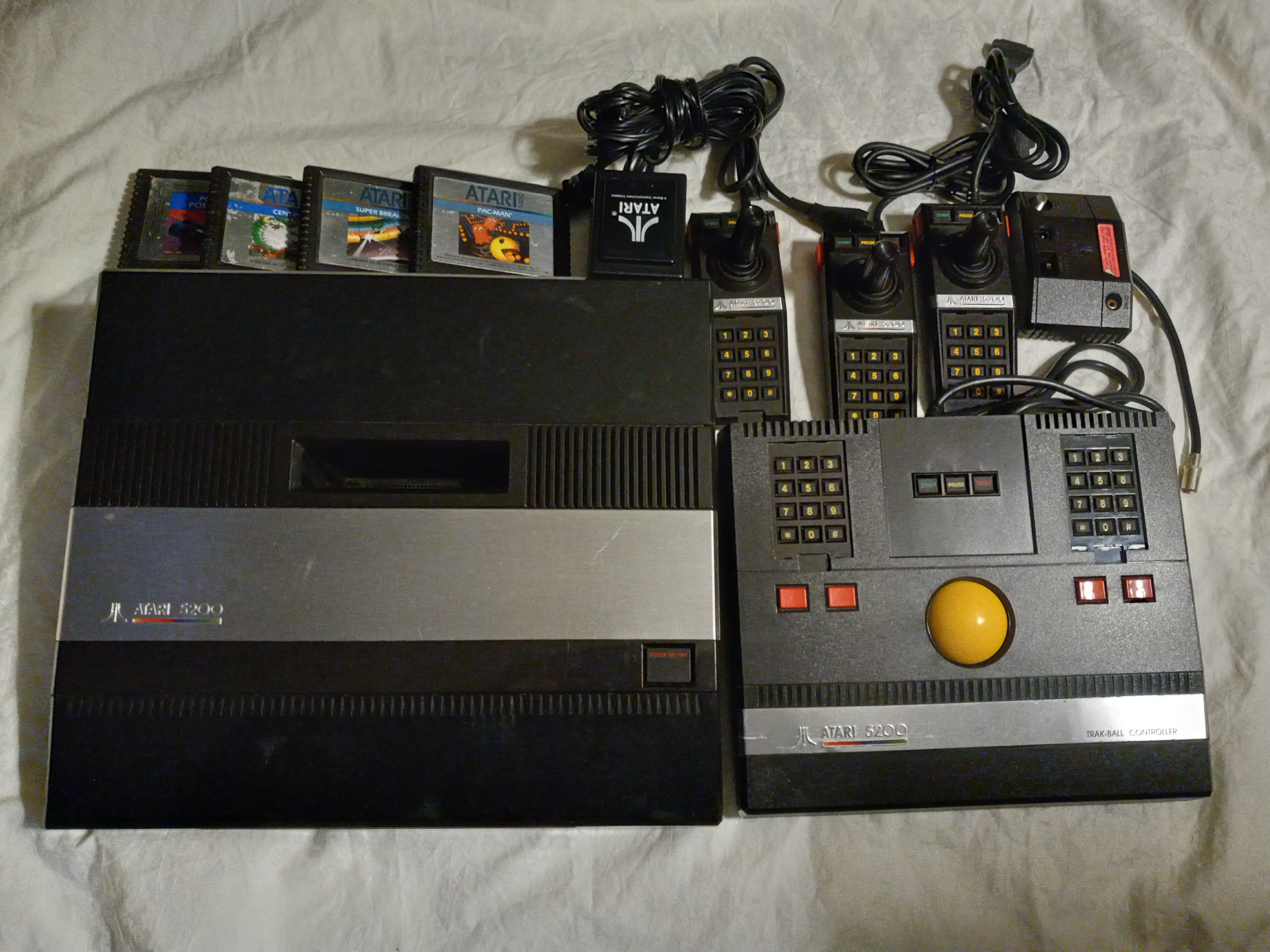 PRICE REDUCED AGAIN FS: Atari 5200 (4 port) with 4 controllers and 4 ...