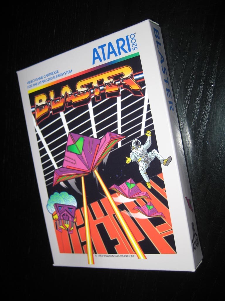 The Art Of Blaster - Making a 5200 label. - Atari 5200 - AtariAge Forums