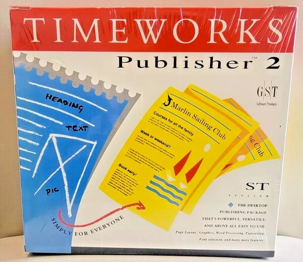Timeworks Desktop Publisher Two - Atari ST/TT/Falcon Computers ...