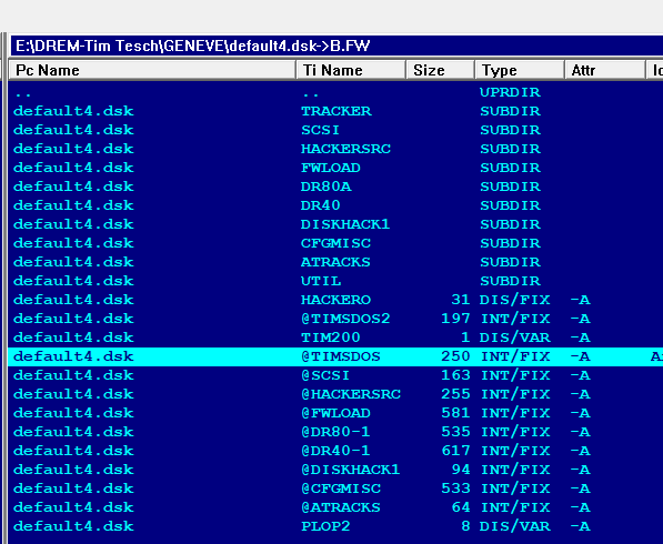 Funnelweb 80 columns latest version source code - TI-99/4A Development ...