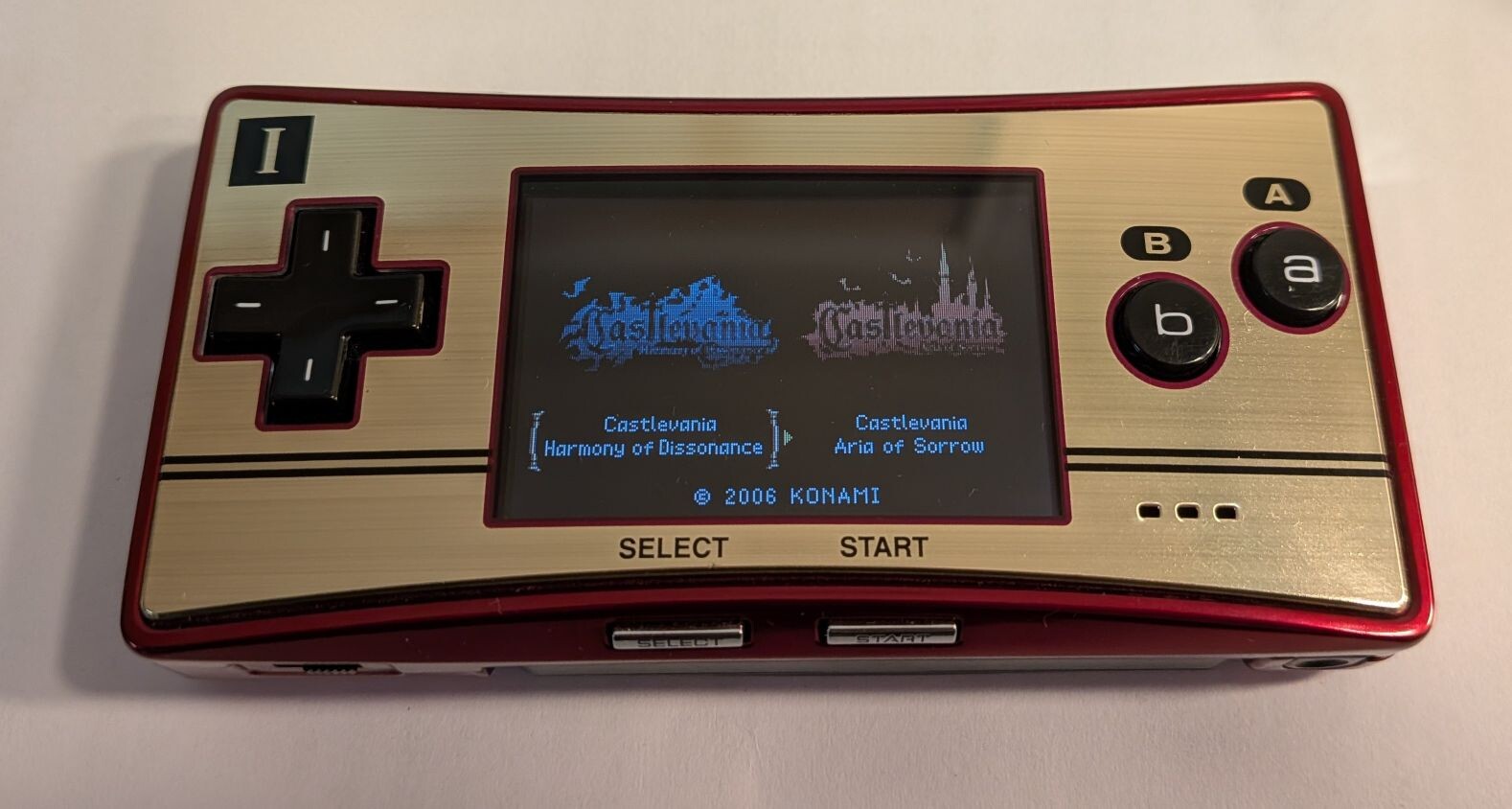 **SOLD** GBA micro 20th Anniversary + power adapter + 8 loose games ...