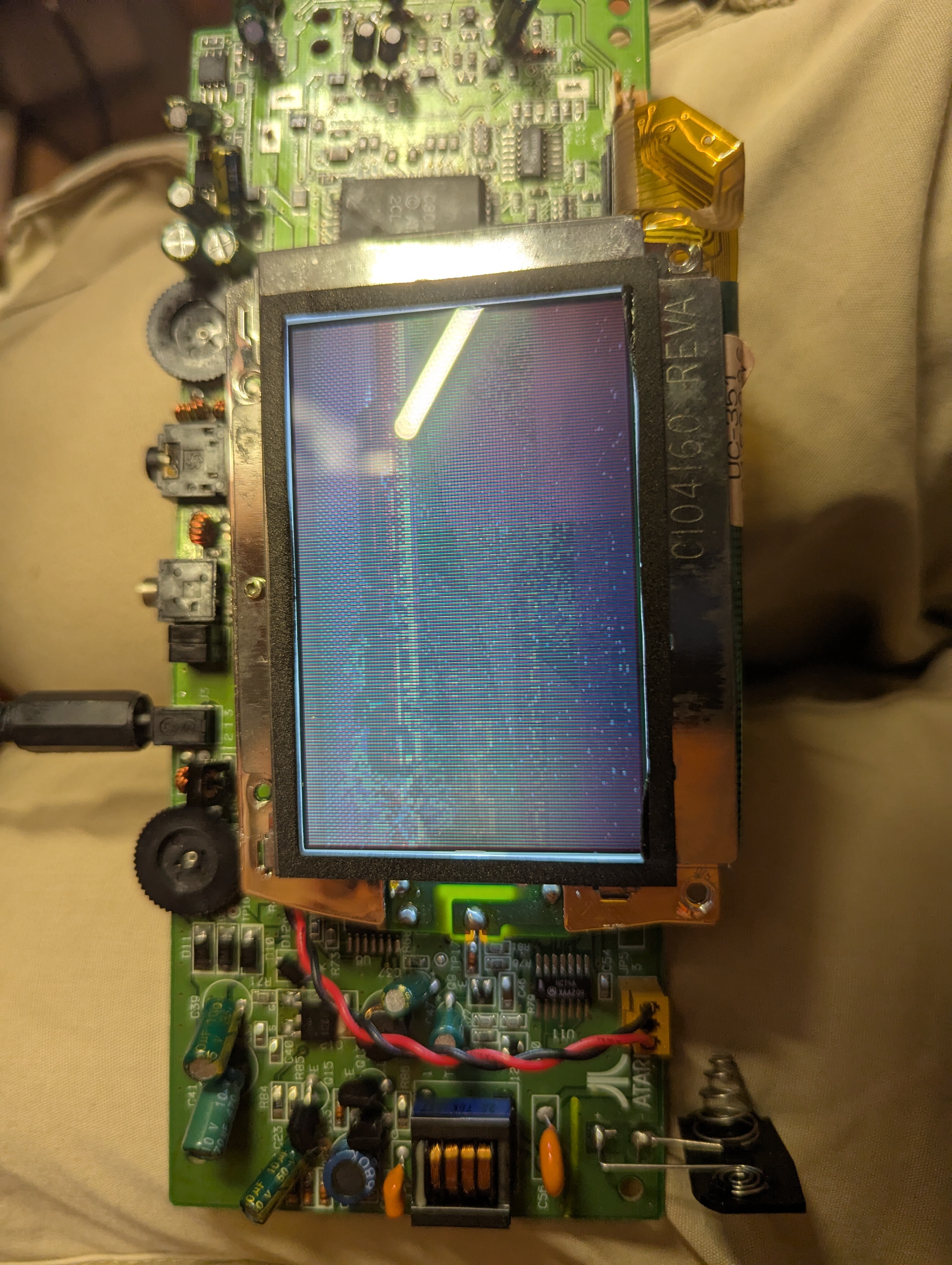 Atari lynx 2 weird display issue - Atari Lynx - AtariAge Forums