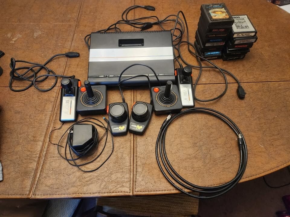 SOLD: Atari 7800 ProSystem (Vintage) with extra controllers, 14 games ...