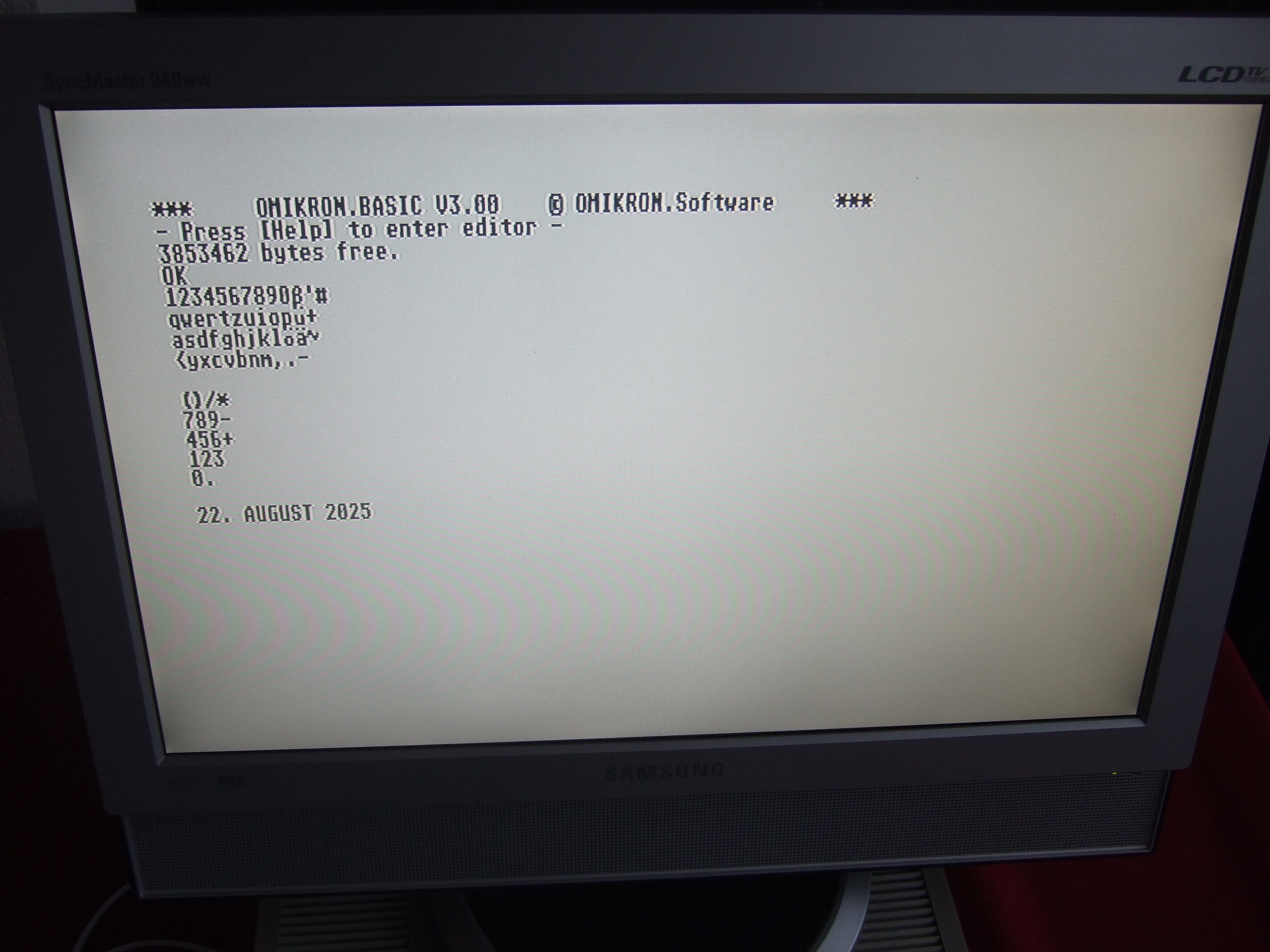 [SOLD on another platform] Atari Mega ST Keyboard ISO-DE Layout with ...