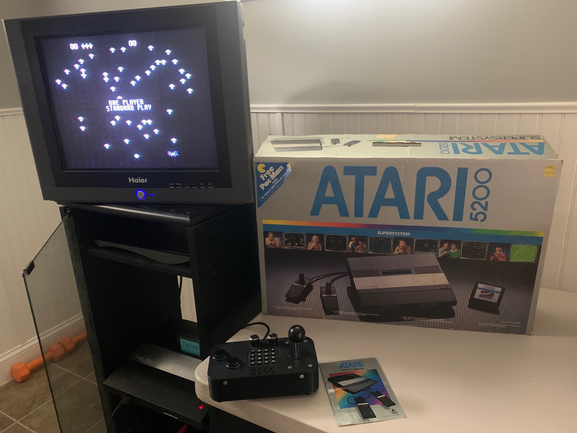 FS: Atari 5200 console ( 2-port model ) and power supply and one custom ...