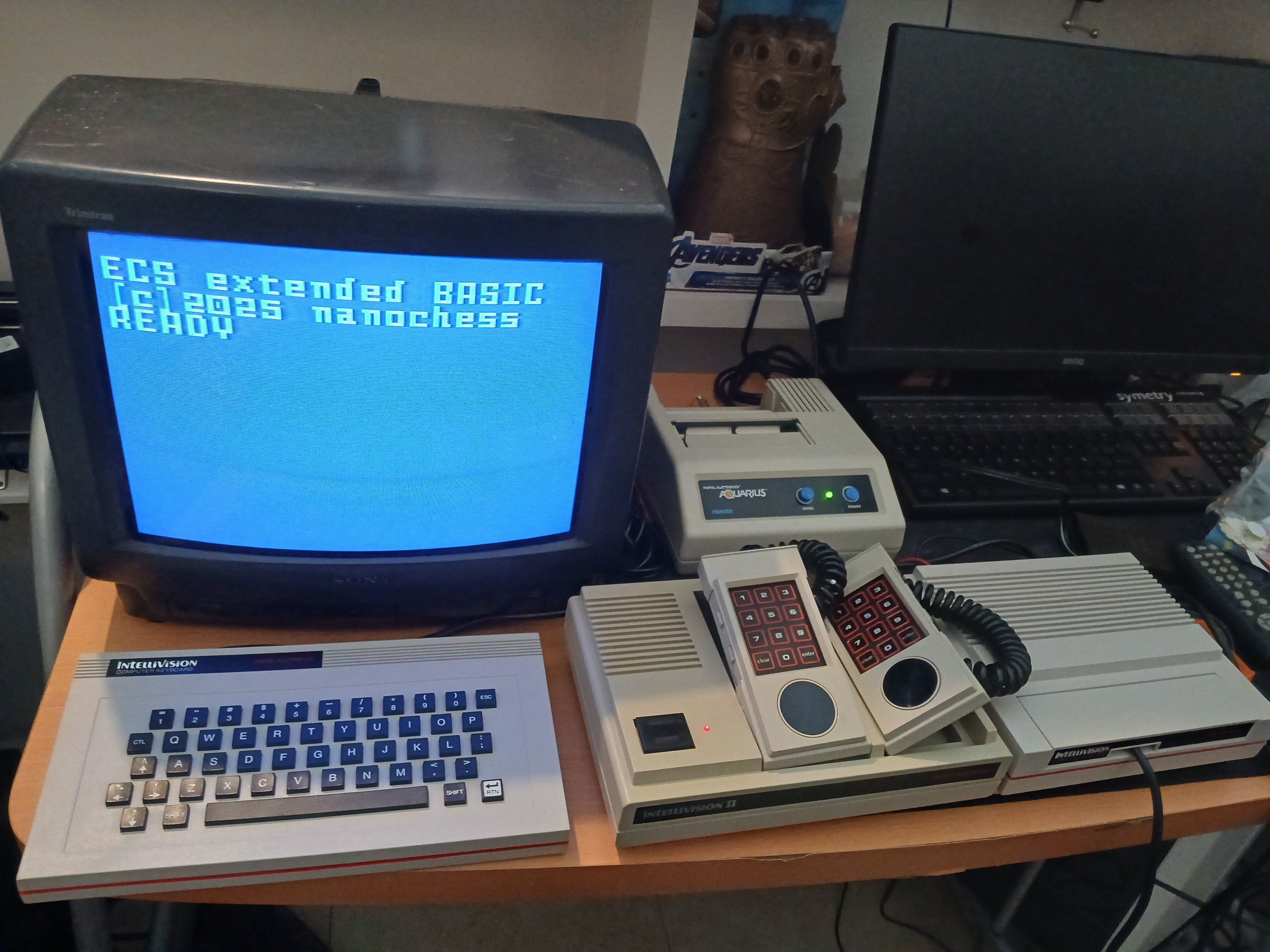 I set up a game factory with my ECS - Intellivision / Aquarius ...