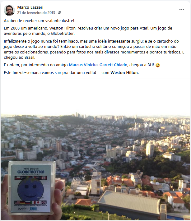 Atari GLOBETROTTER Found in Brazil! - Atari 2600 - AtariAge Forums